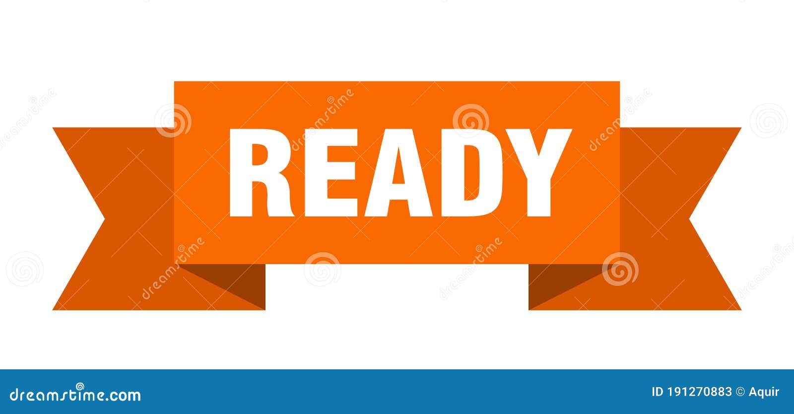 Ready ribbon. stock vector. Illustration of price, design - 191270883