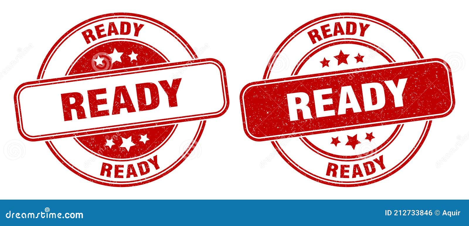 Ready Stamp. Ready Label. Round Grunge Sign Stock Vector - Illustration ...