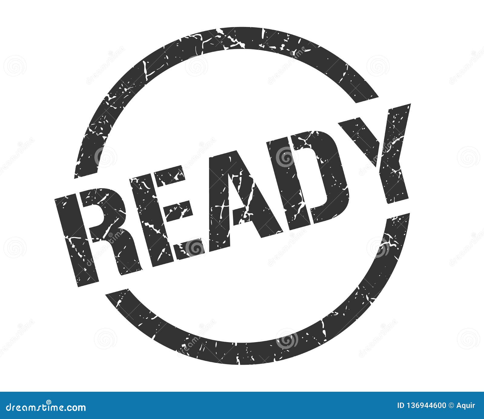 Ready stamp stock vector. Illustration of retro, peeler - 136944600