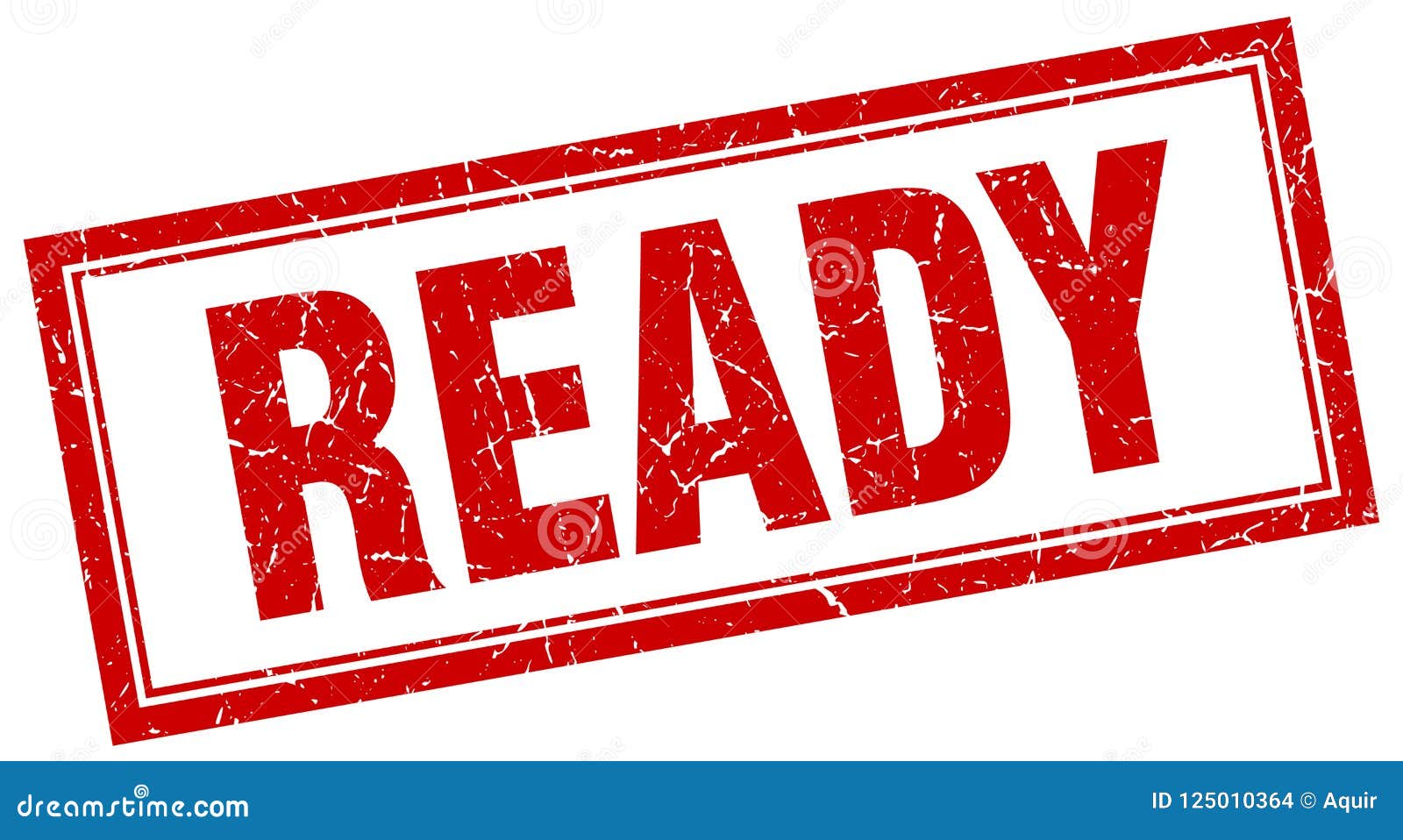 Ready stamp stock vector. Illustration of vector, ready - 125010364