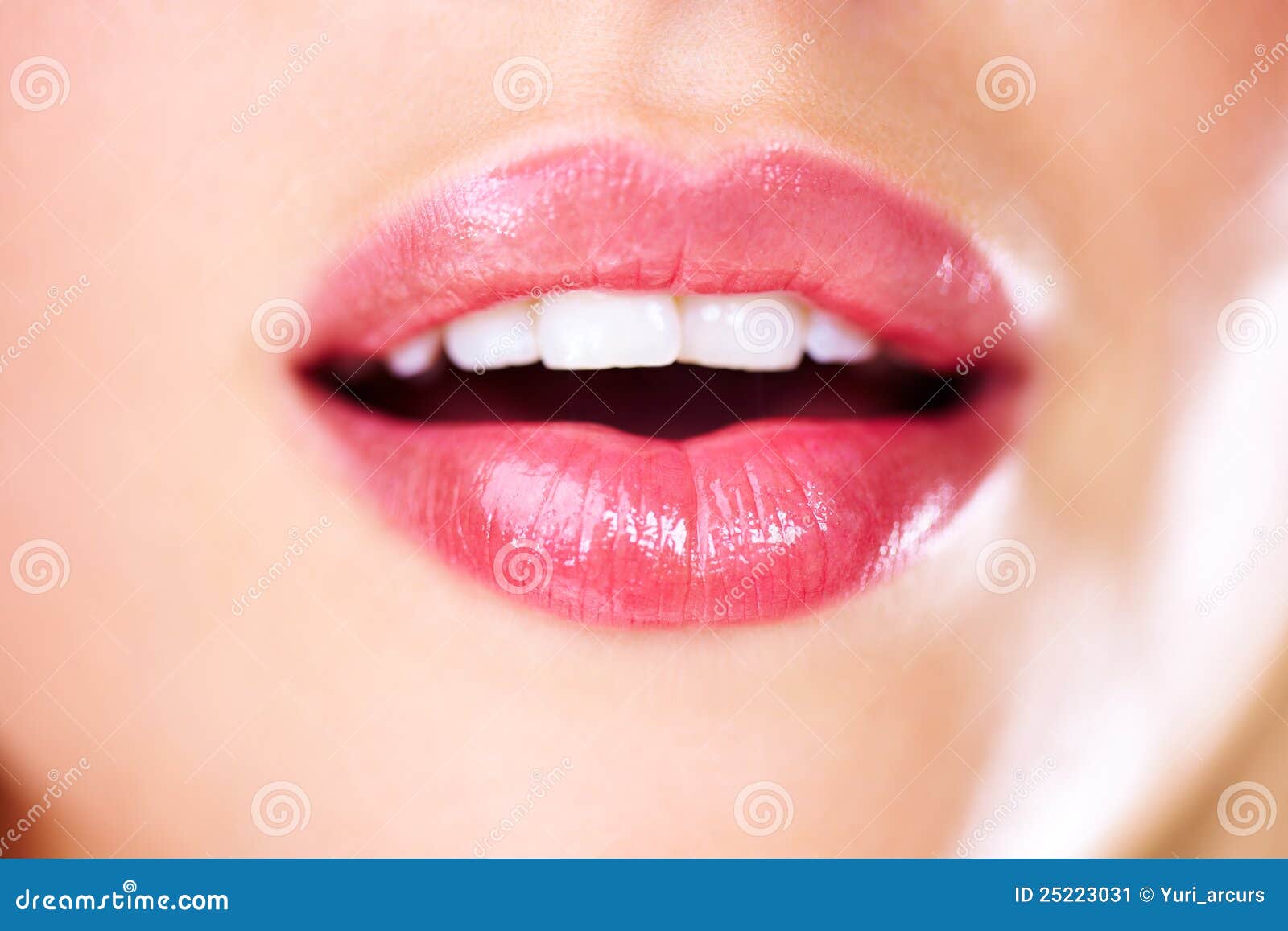 Ready for a Sultry Kiss - Lip Gloss Stock Image - Image of luscious ...