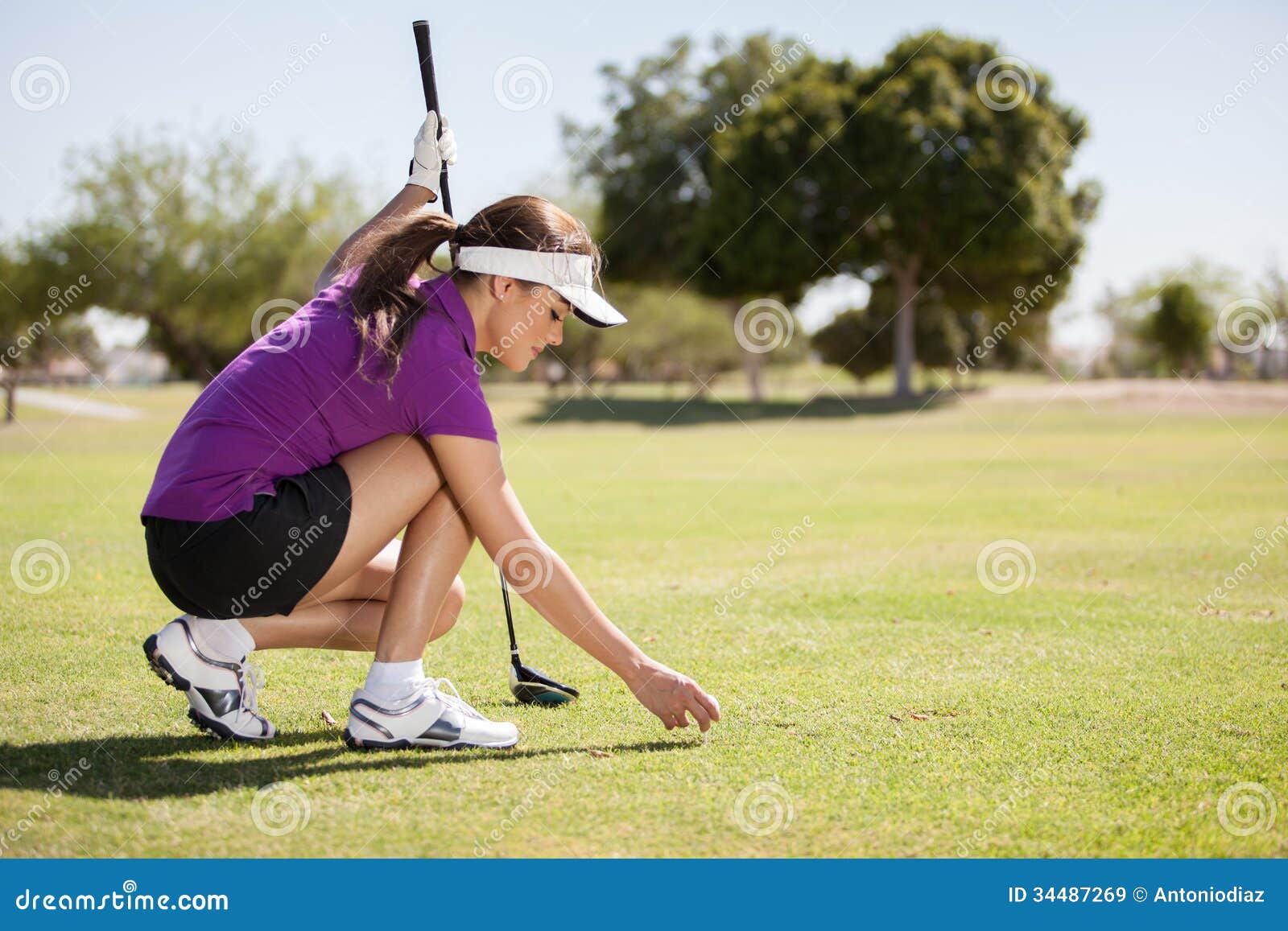 Ready for tee off stock image. Image of green, iron, sport - 34487269
