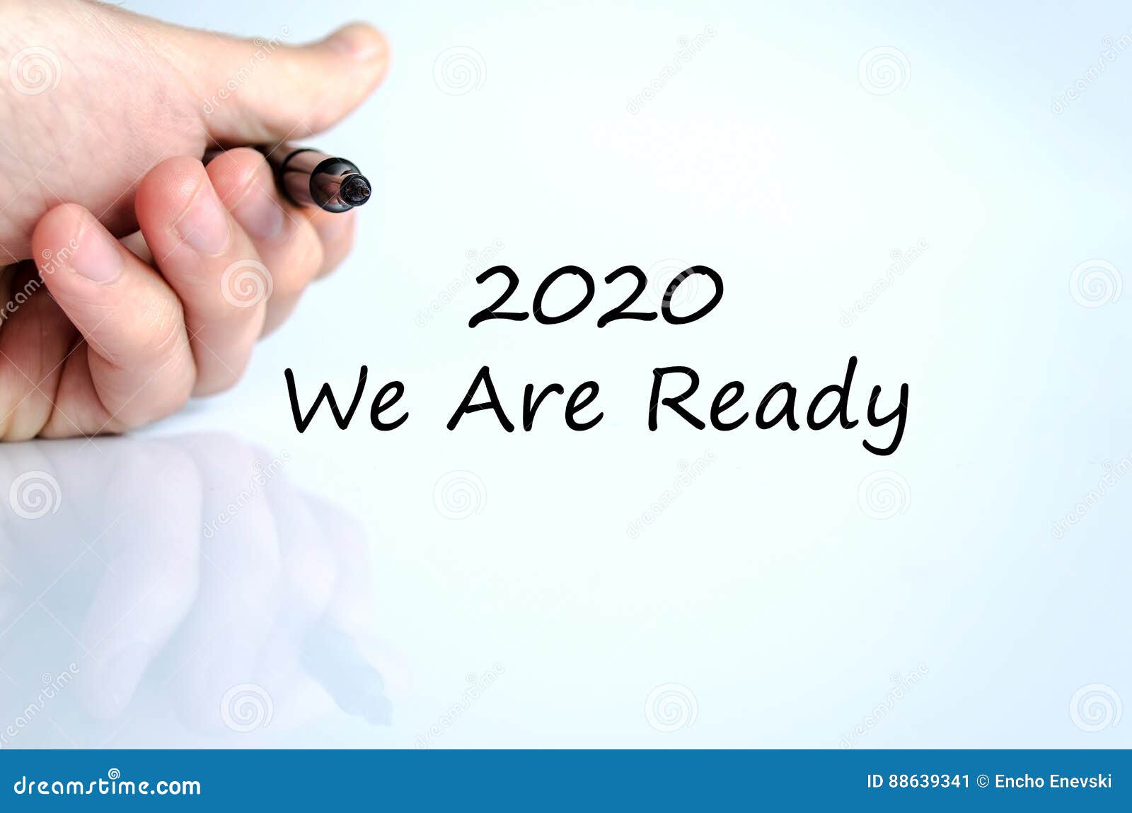 2020 we are Ready Text Concept Stock Image - Image of display, draw ...