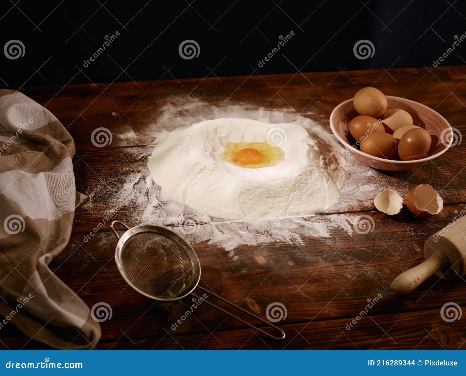 Ready to bake stock photo. Image of ingredient, dough - 216289344