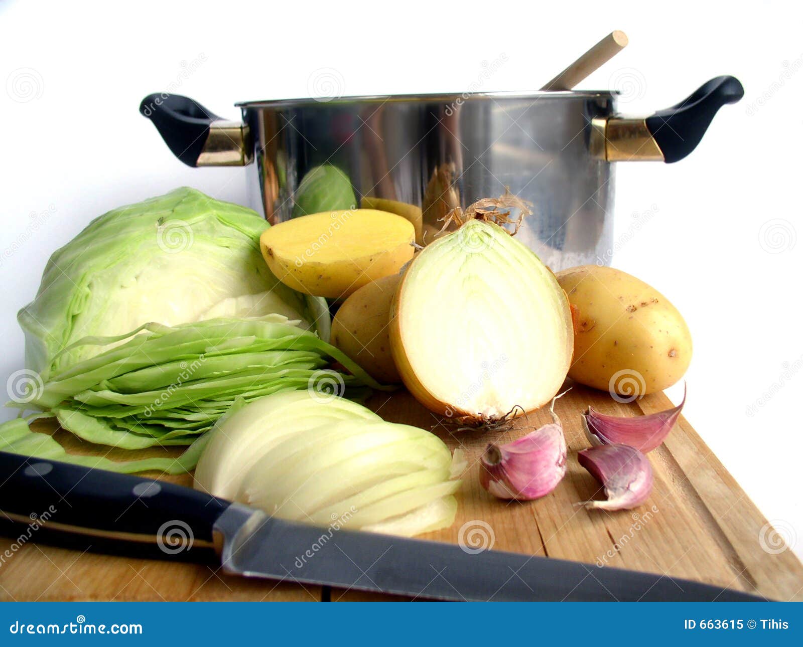 Ready to cook stock image. Image of potato, cabbage, home - 663615