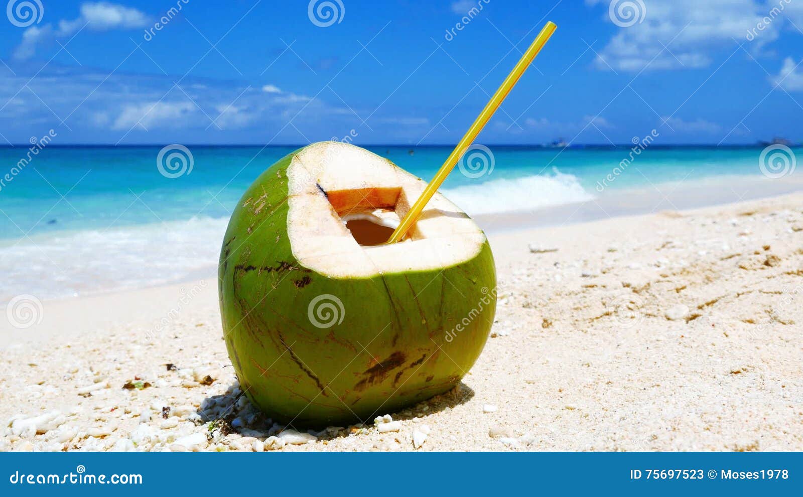 Ready to drink coconut stock video. Video of coastline - 75697523