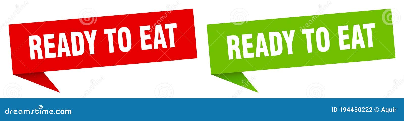 Ready To Eat Banner. Ready To Eat Speech Bubble Label Set Stock Vector ...
