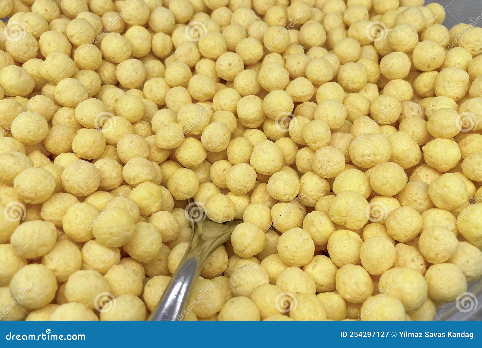 Corn Flakes.a Breakfast Cereal Consisting of Toasted Flakes Made from ...