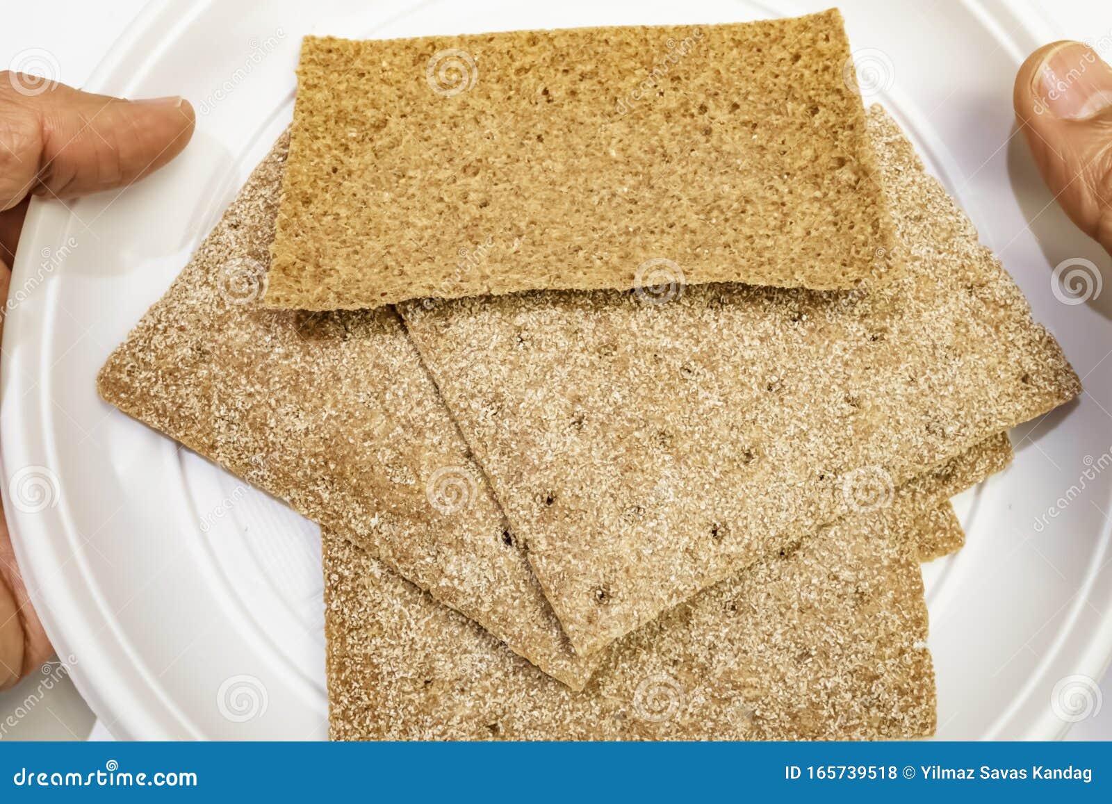 Ready To Eat Crackers with Rye Stock Photo - Image of cracker, dieting ...