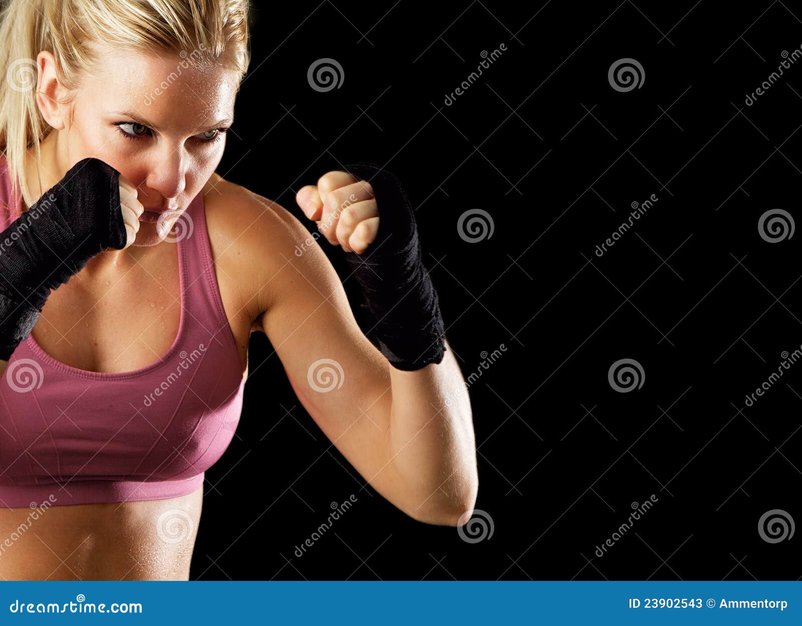 Ready to Fight stock image. Image of beautiful, athletic - 23902543