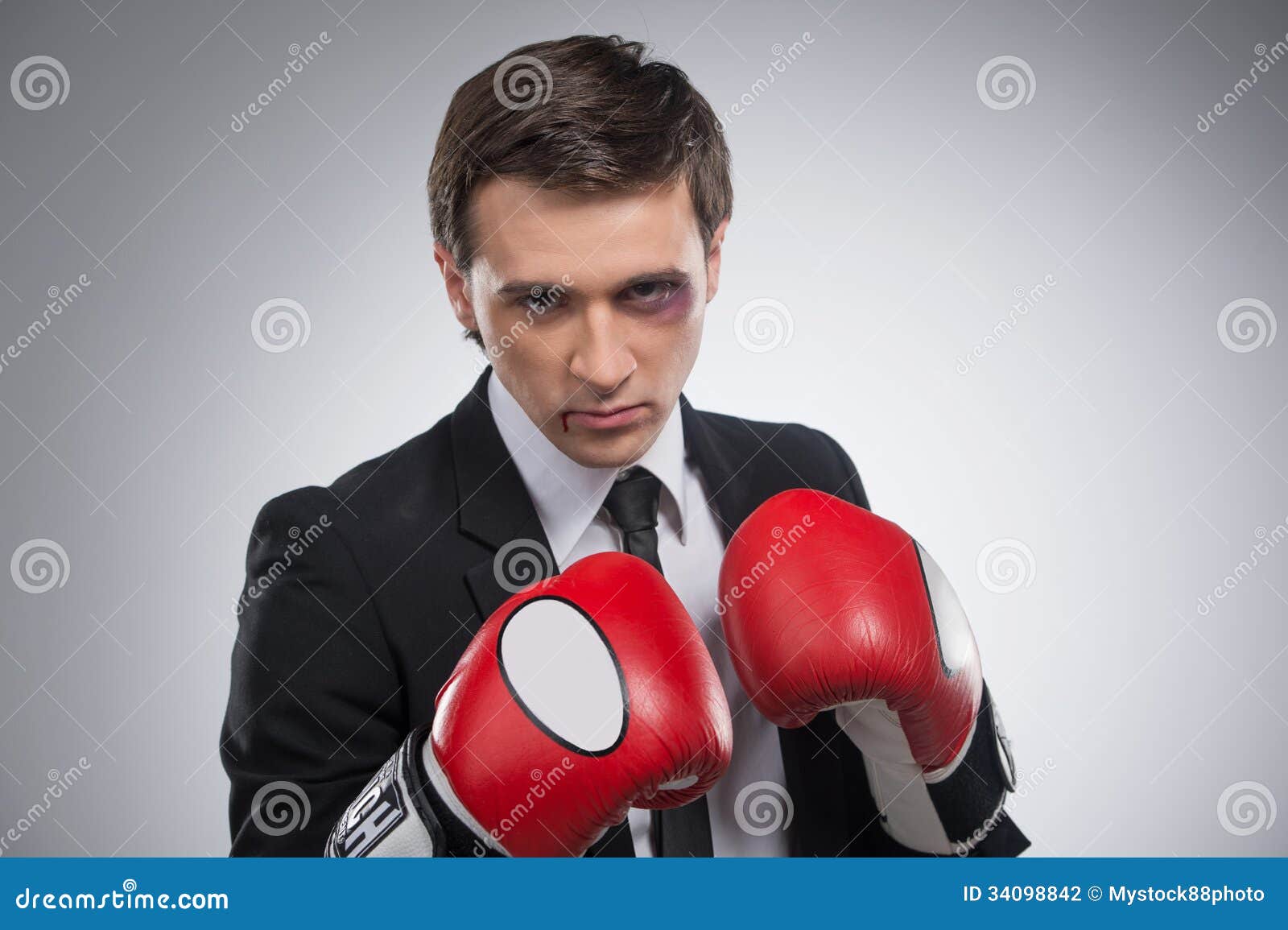 Ready to fight stock photo. Image of care, pain, assistance - 34098842