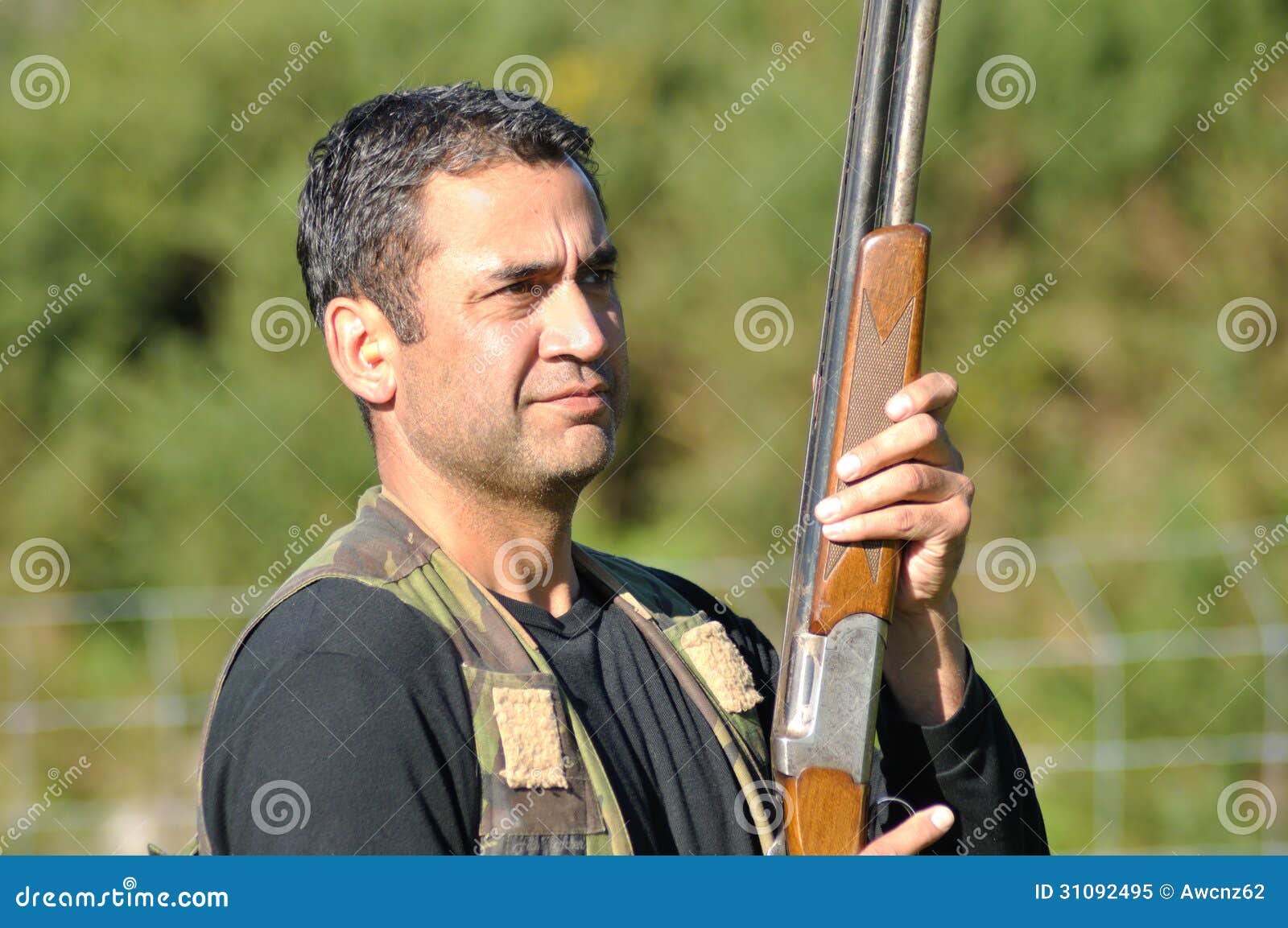 Ready to fire stock image. Image of quail, shoot, west - 31092495
