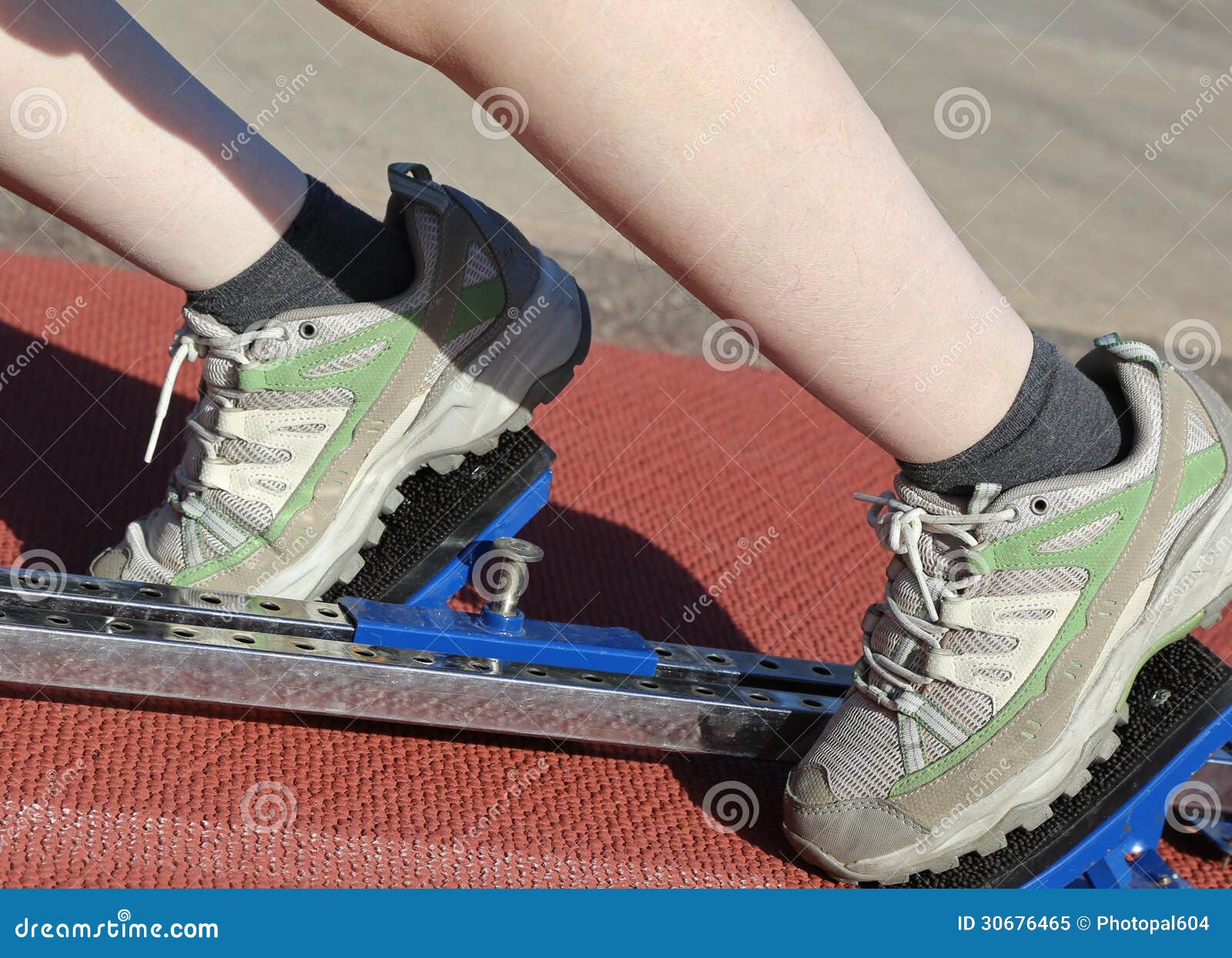 Ready to go position stock image. Image of athletics - 30676465