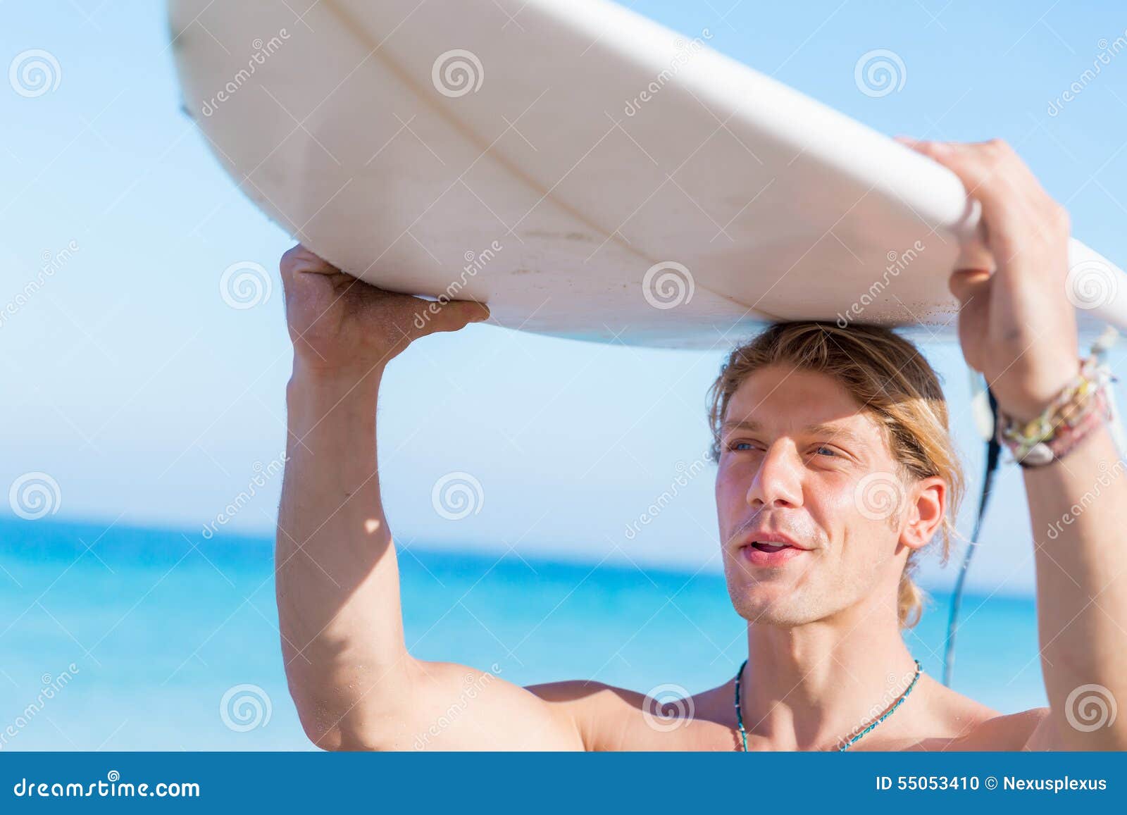 Ready to hit waves stock photo. Image of sand, body, athlete - 55053410