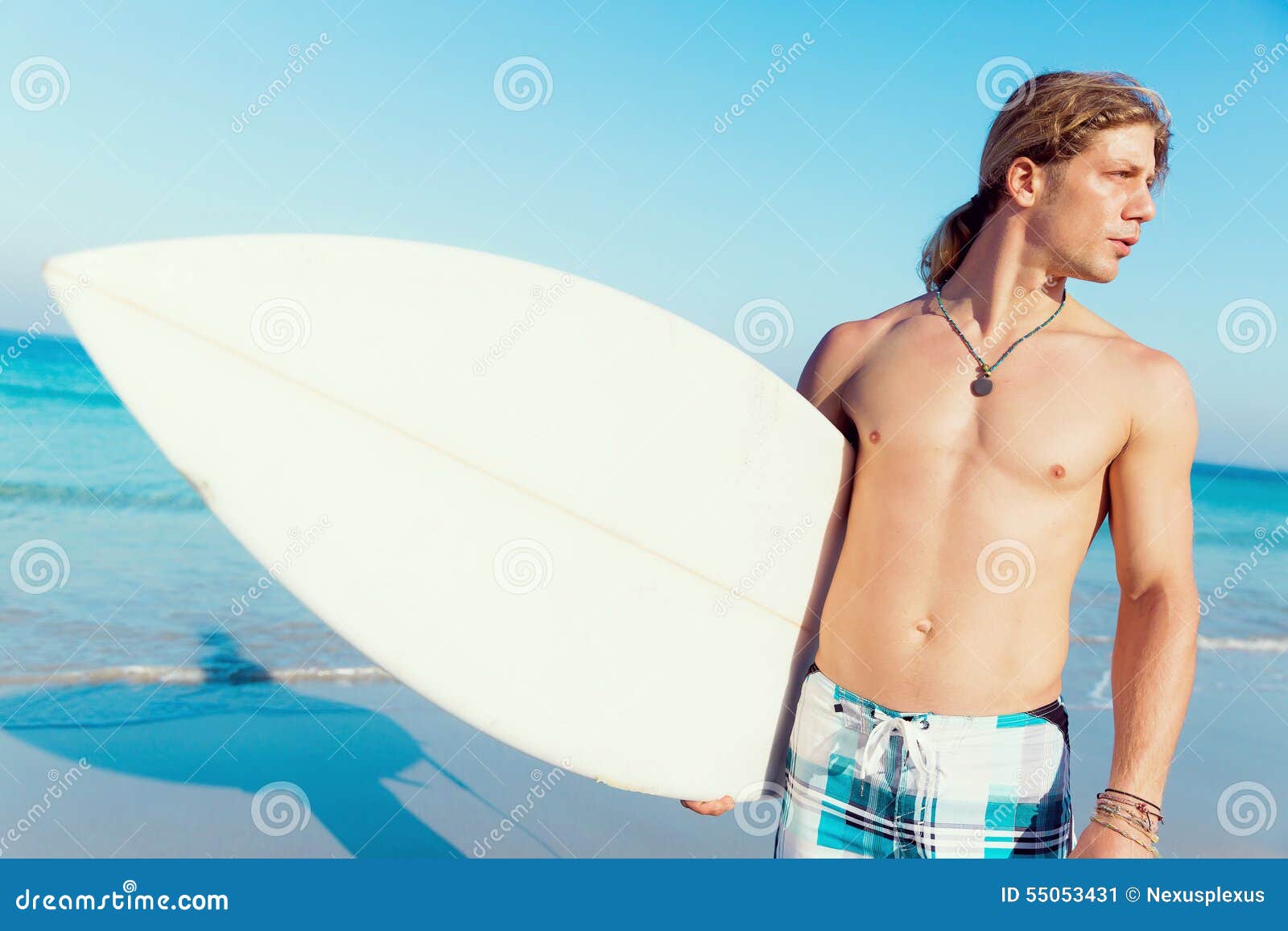 Ready to hit waves stock image. Image of athlete, sporty - 55053431