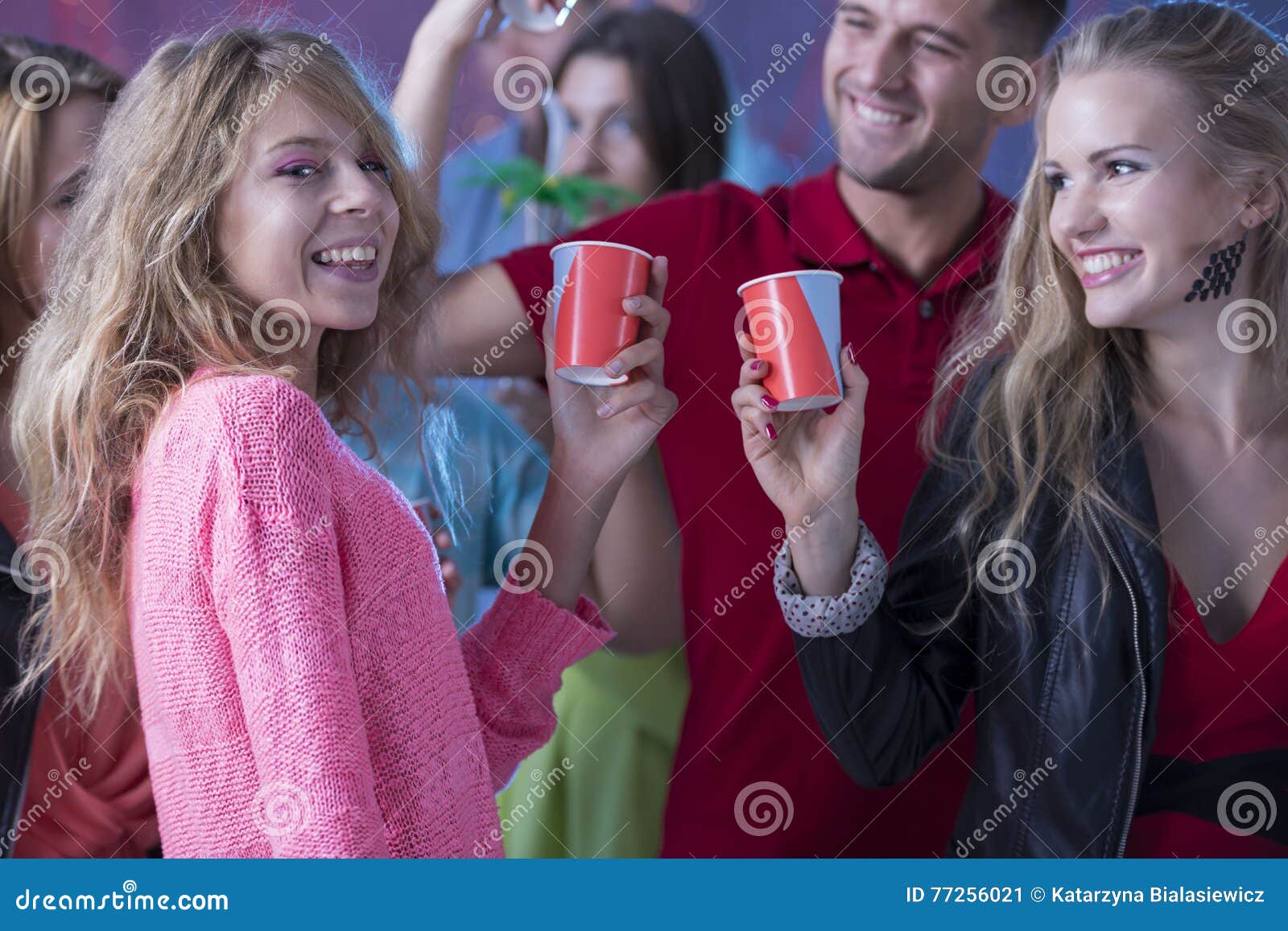Ready to party stock image. Image of drinking, informal - 77256021