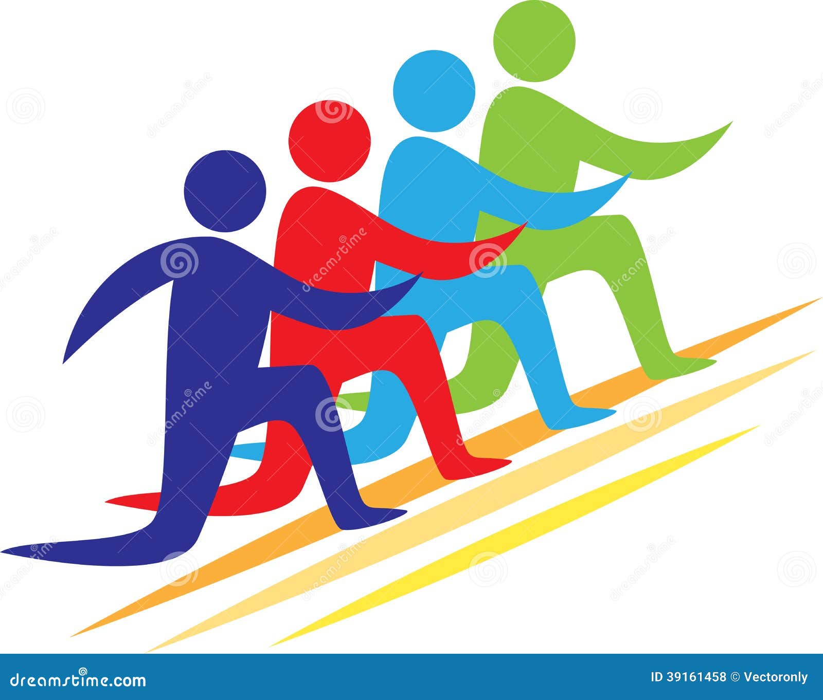 Ready to running stock vector. Illustration of clip, isolated - 39161458