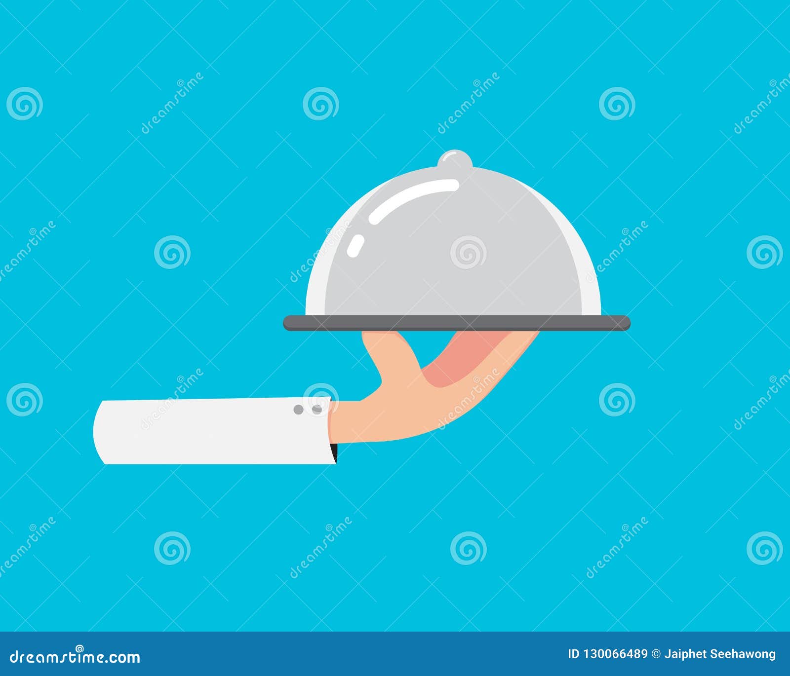 Ready to serve. stock vector. Illustration of graduate - 130066489