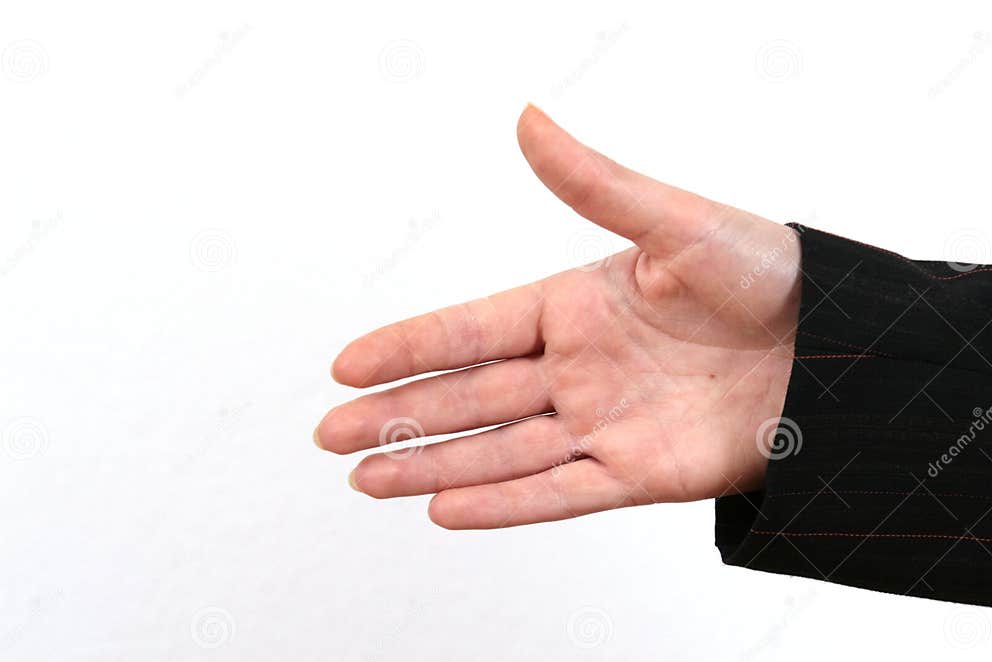 Ready To Shake Your Hand stock image. Image of partner - 1719593