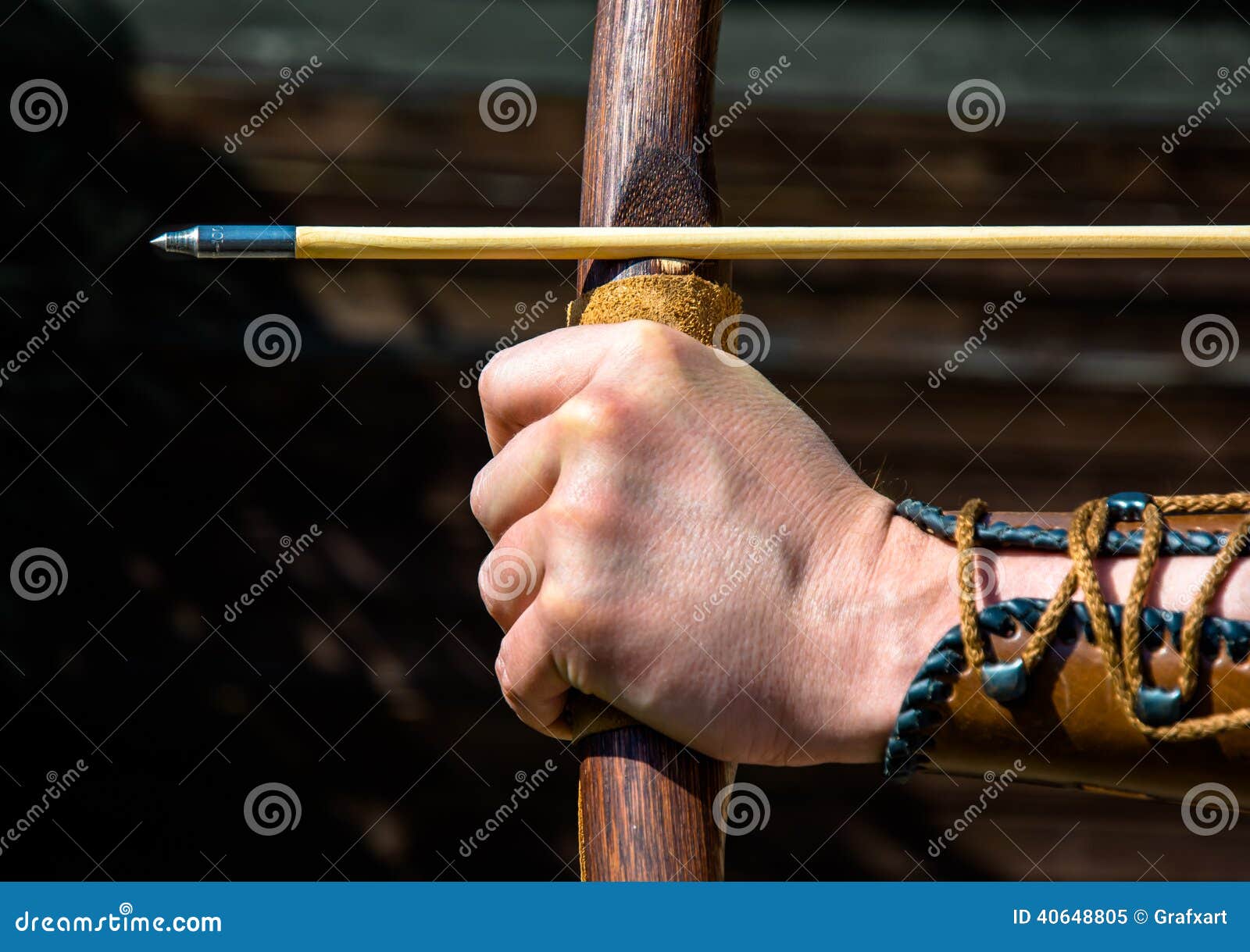 Ready To Shoot and Hit the Target Stock Image - Image of hold, business ...