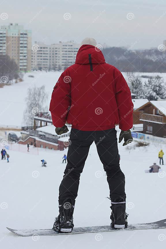 Ready to snowboarding stock image. Image of track, ready - 29540987
