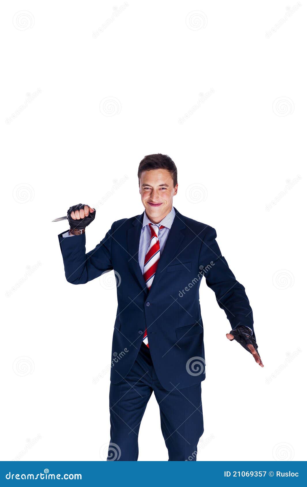 Ready to stab - manager stock image. Image of finance - 21069357