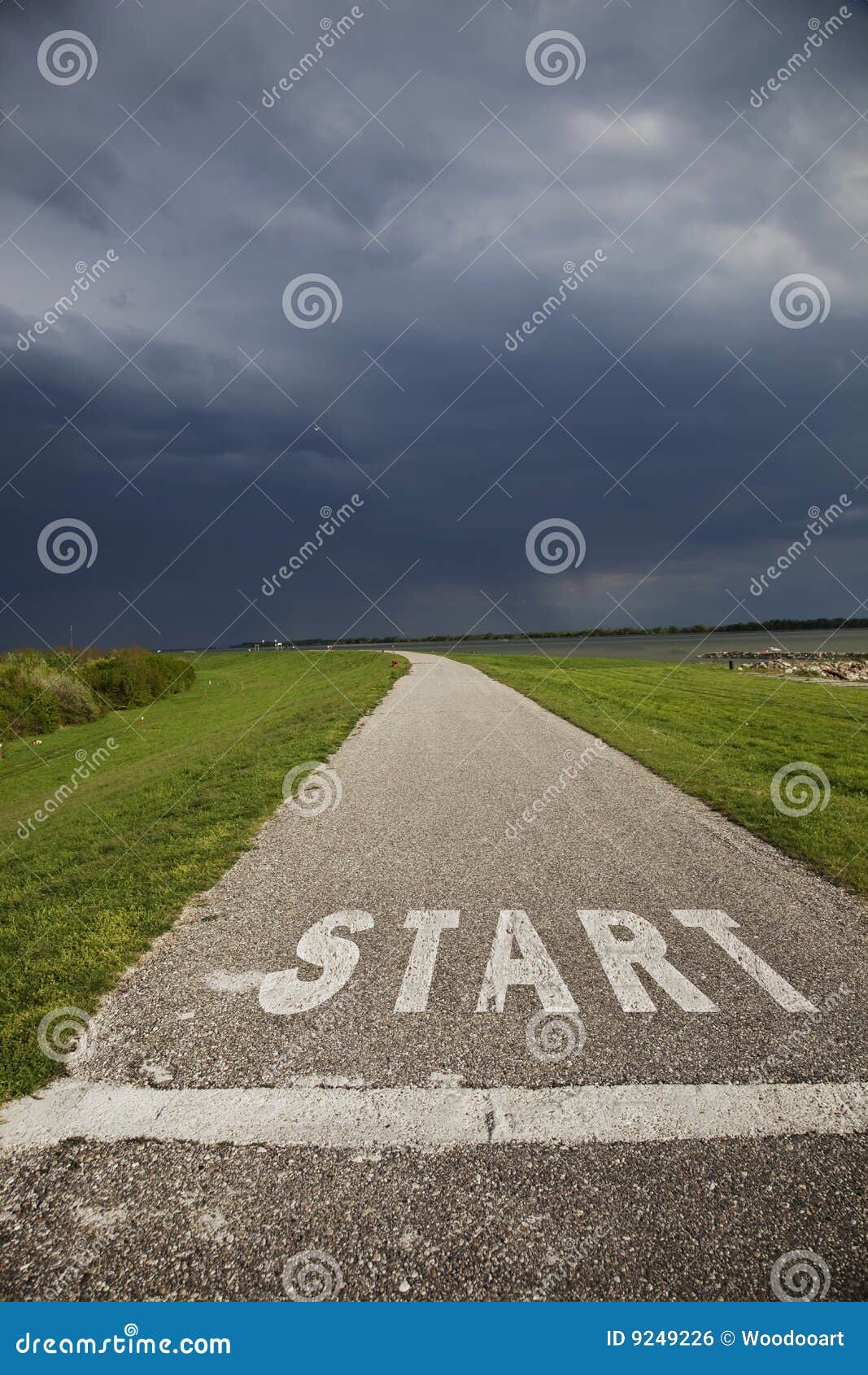 Ready to start stock photo. Image of lost, escape, sign - 9249226