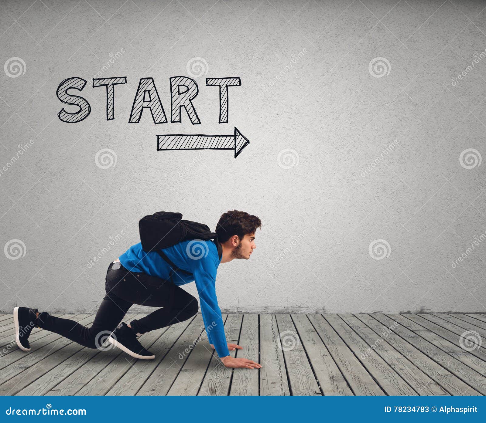 Ready to start stock image. Image of contest, opportunity - 78234783