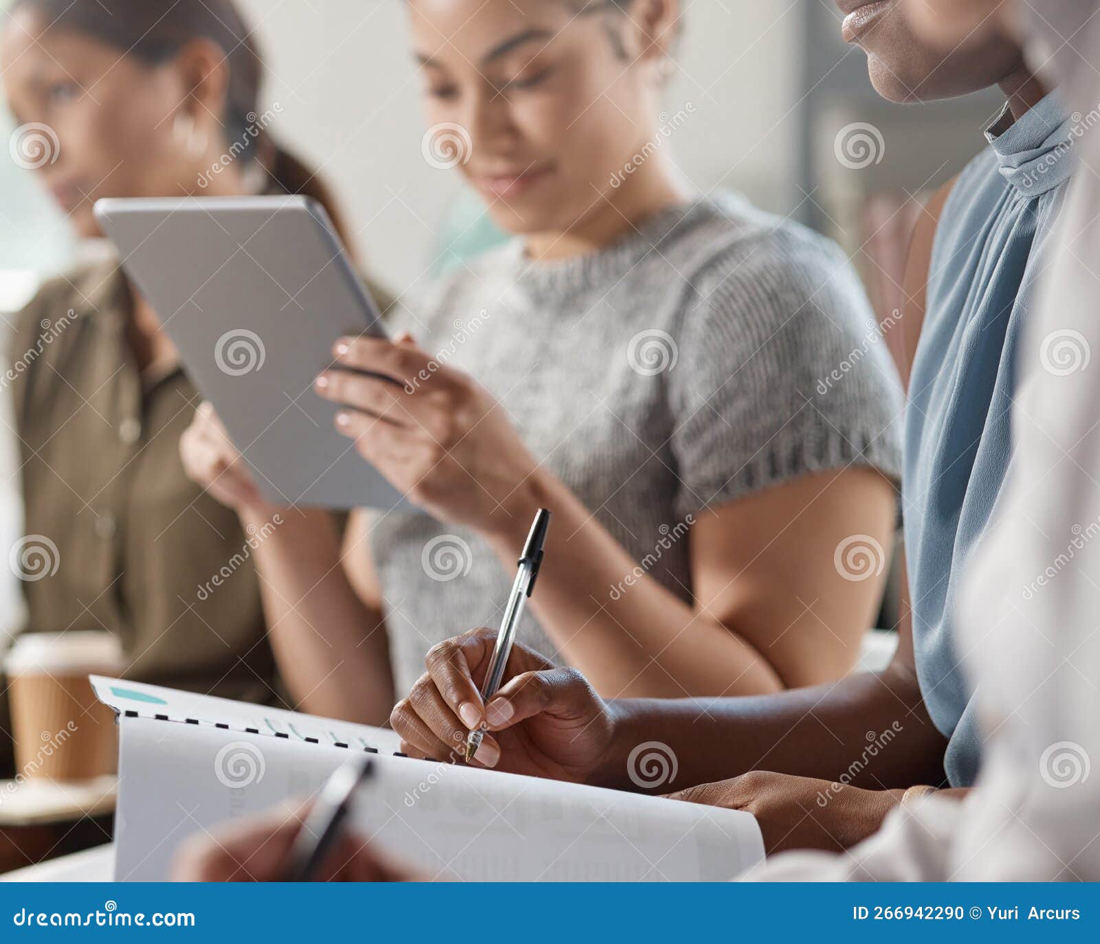 Ready To Take Down Notes. an Unrecognizable Businessperson Writing in a ...