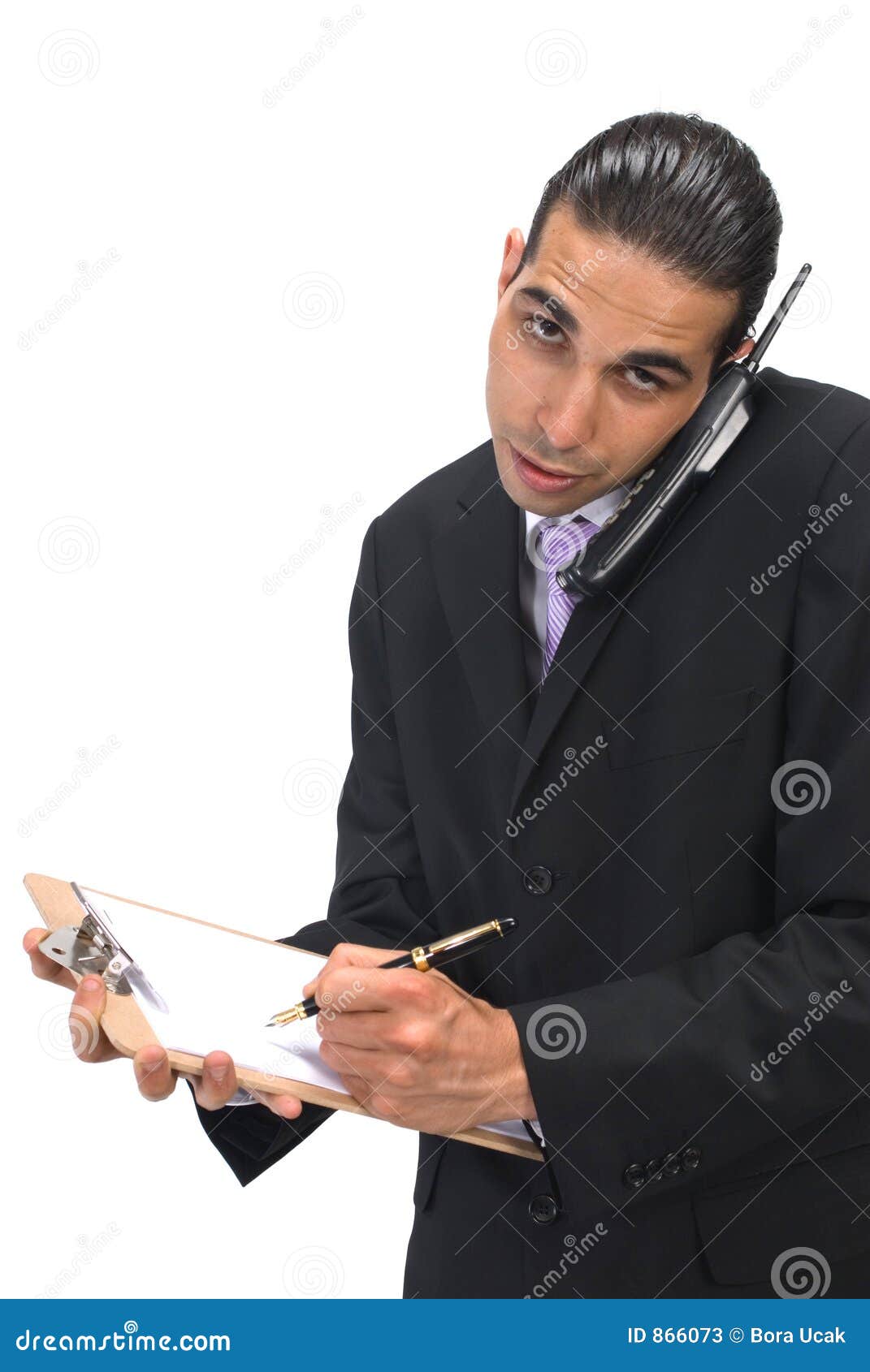 Ready to take notes stock image. Image of holding, male - 866073