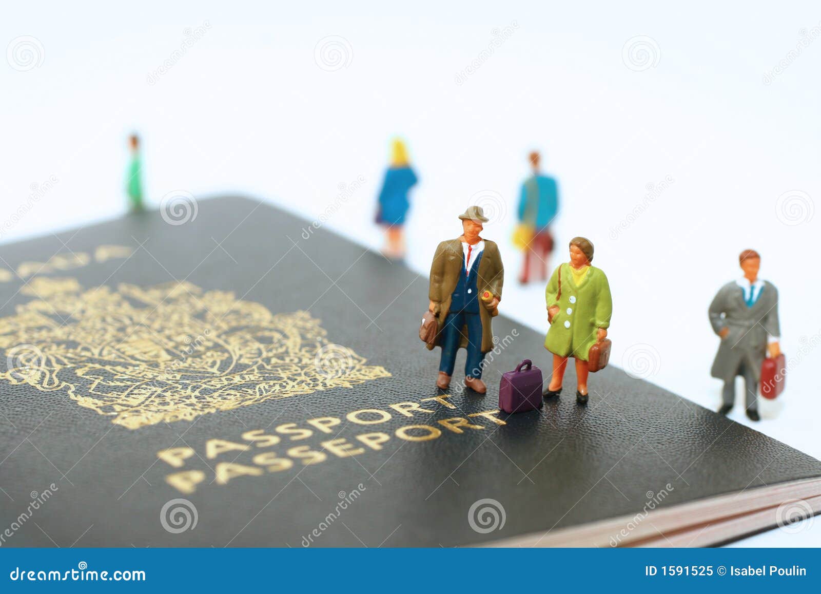 Ready to travel stock image. Image of figure, baggage - 1591525