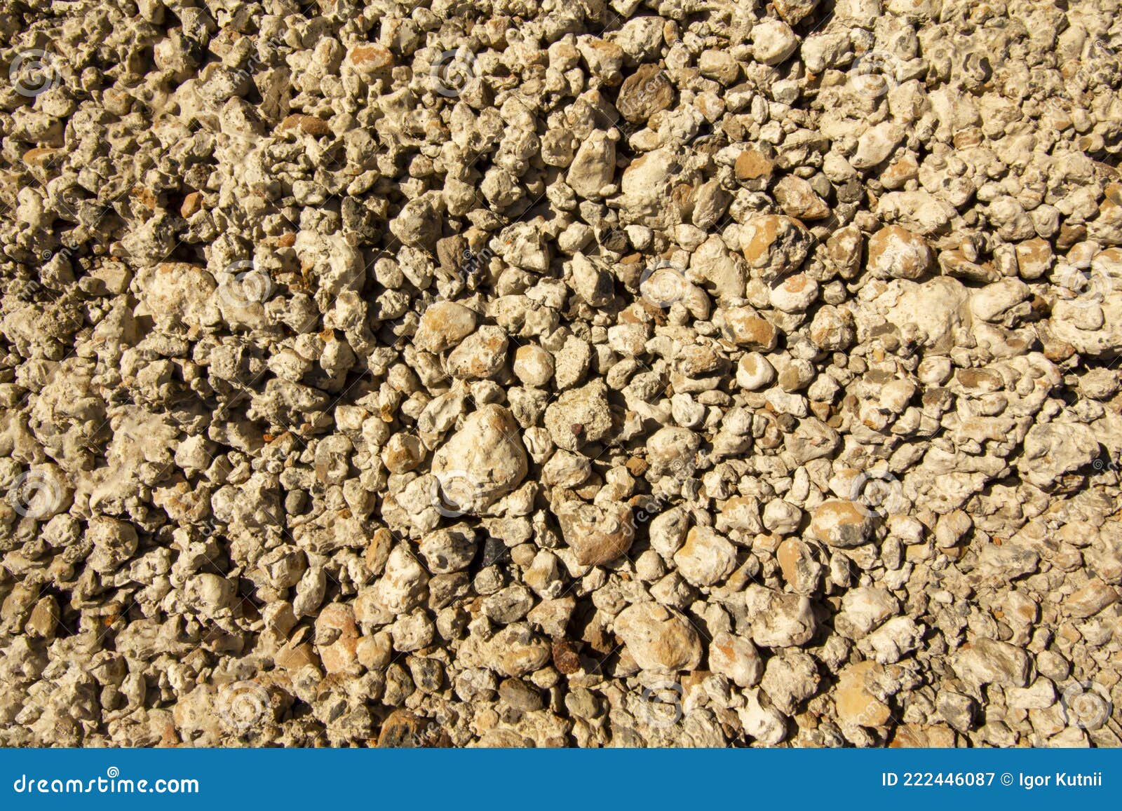 Ready To Use the Construction Mixture in the Form of Stones Mixed with ...