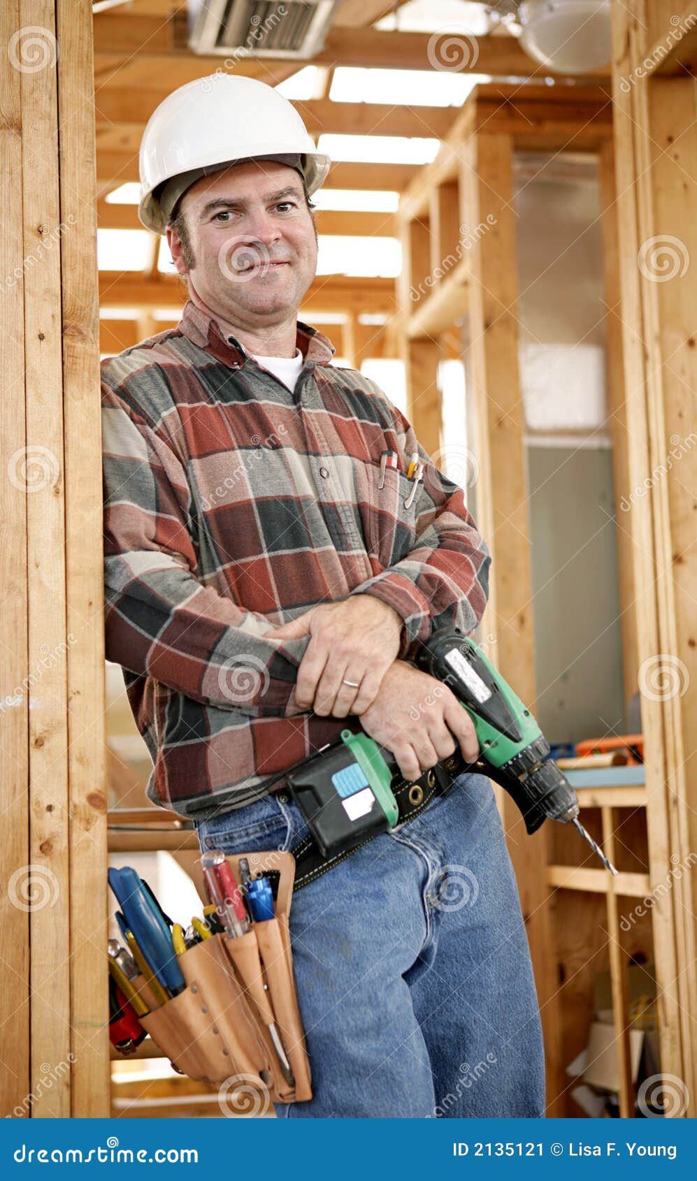 Ready To Work stock image. Image of hardhat, frame, fixtures - 2135121