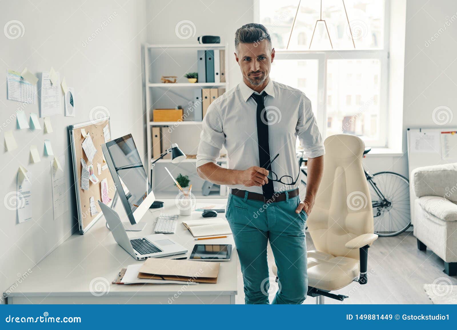 Ready to work. stock image. Image of ethnicity, businessman - 149881449