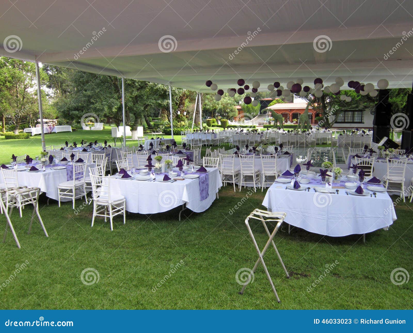 Ready for the Wedding Reception Stock Image - Image of setting, linen ...