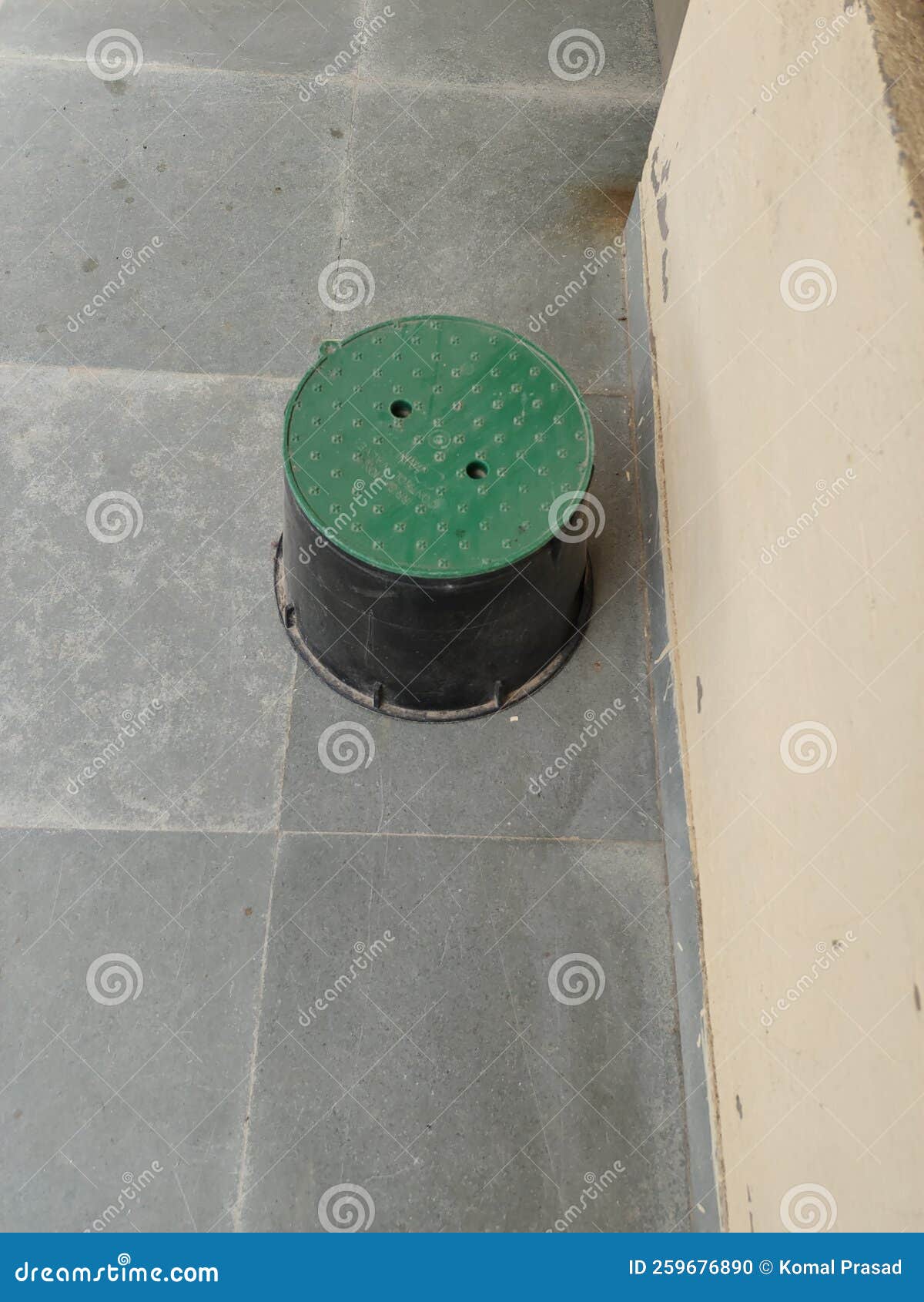 Ready made earthing pit stock photo. Image of earthing - 259676890