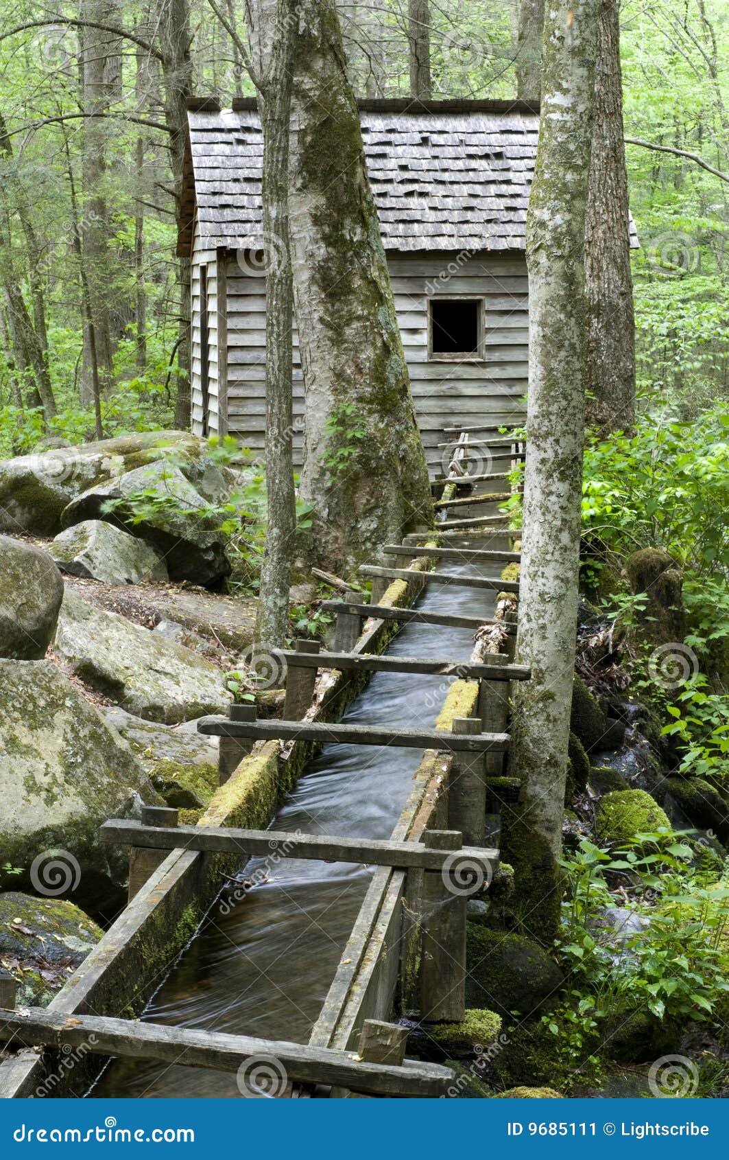 Reagan Mill, Smoky Mountains Stock Image - Image of appalachia, hydro ...