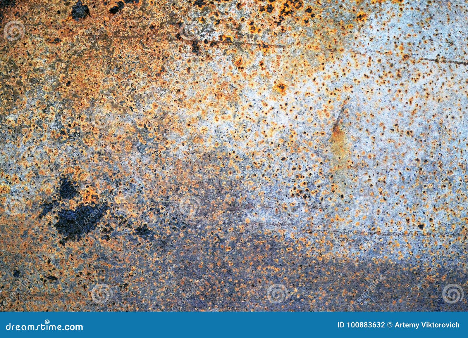 Background Texture - Rusty Dented Wall Stock Photo - Image of grunge ...