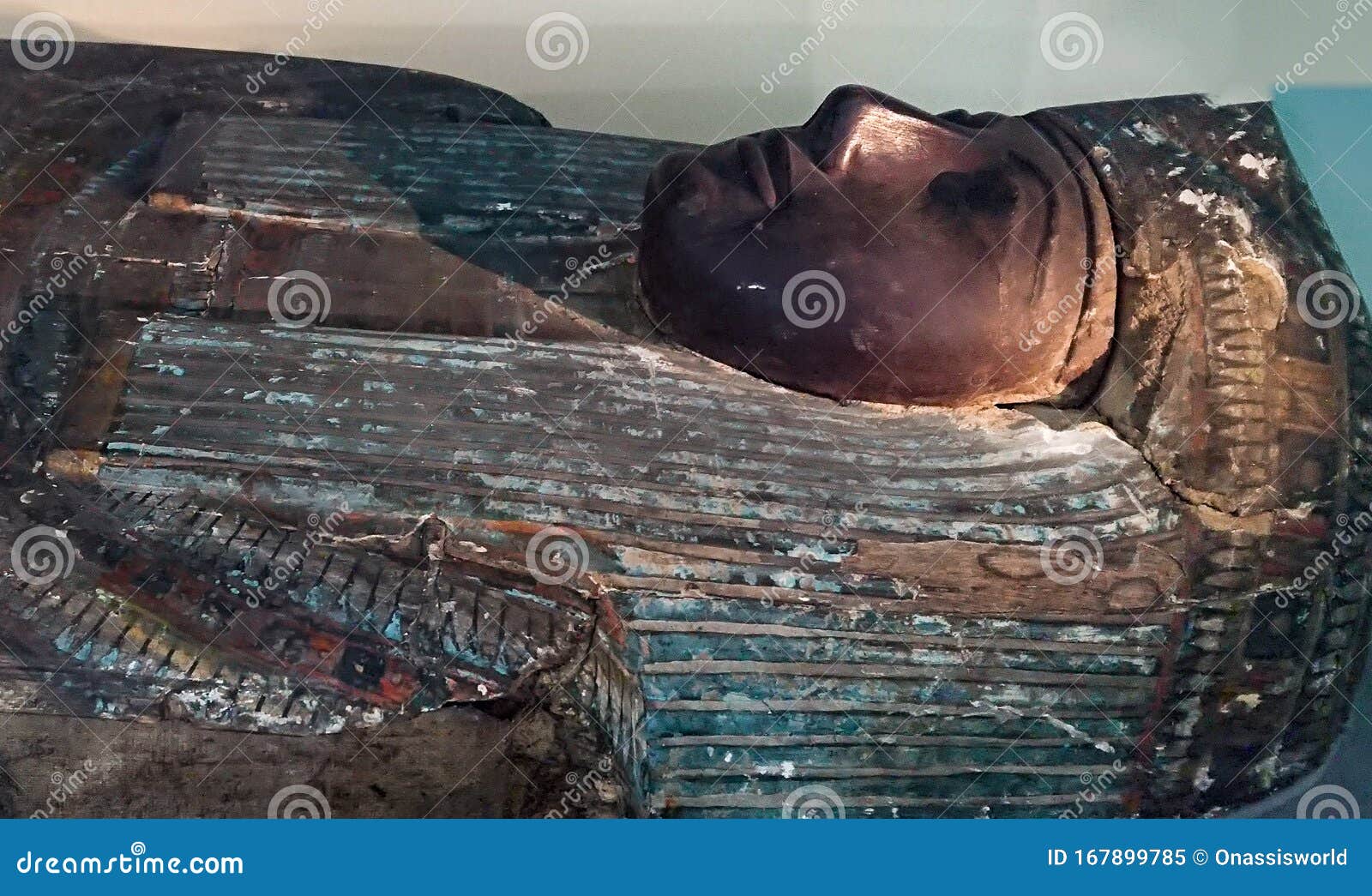 Real Ancient Egyption Mummy Cairo Closeup Editorial Image - Image of ...