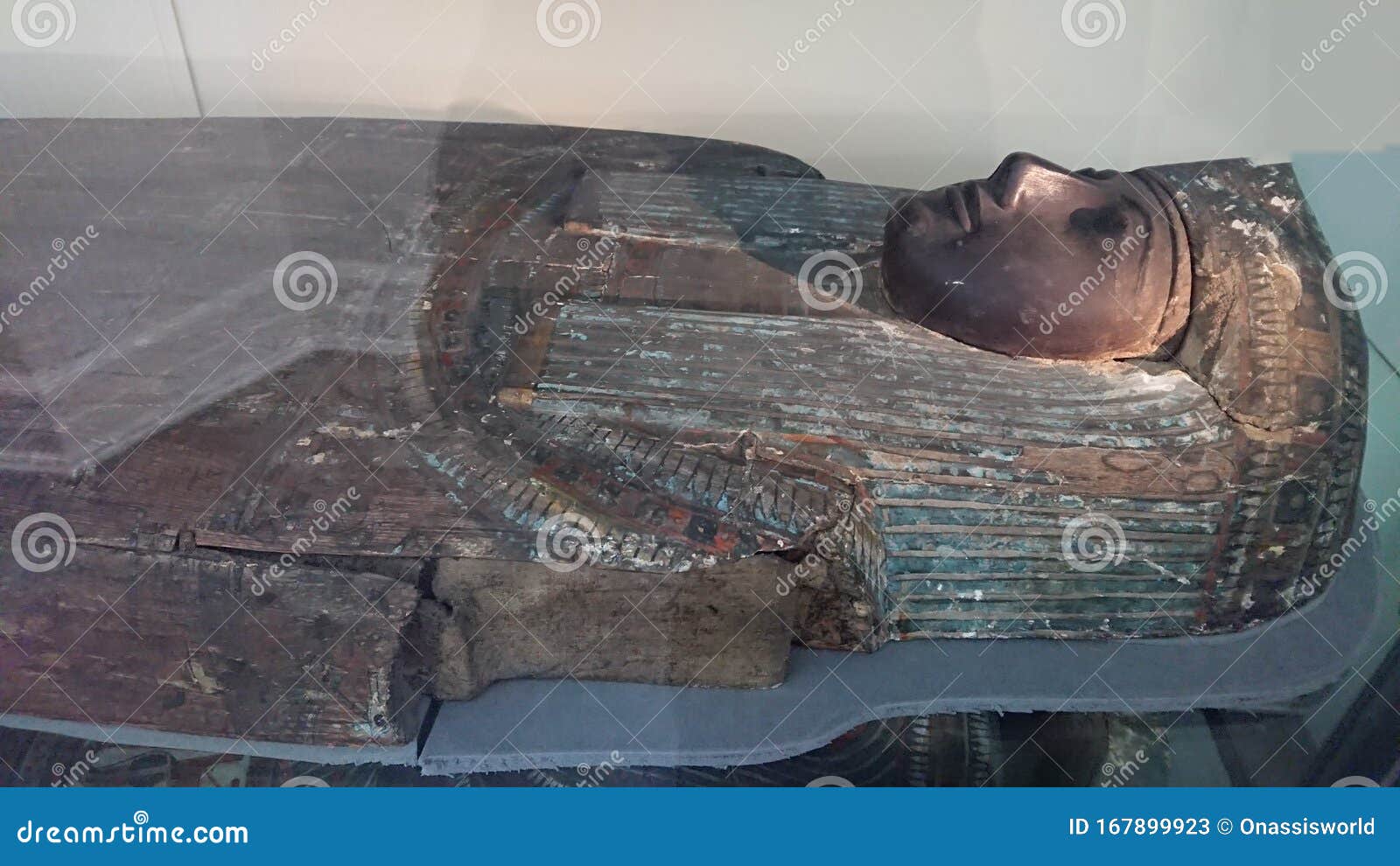 Real Ancient Egyption Mummy Cairo Closeup Editorial Stock Photo - Image ...