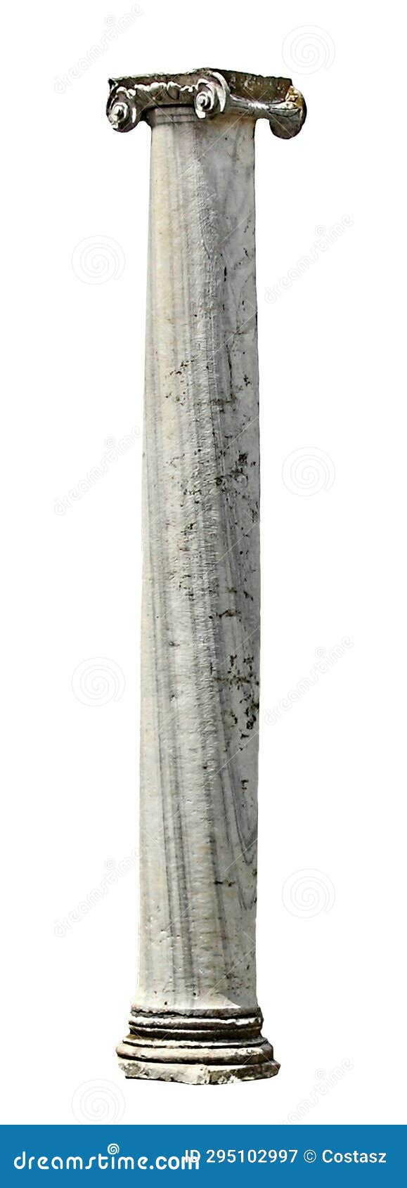 Ancient greek column stock image. Image of antique, real - 295102997