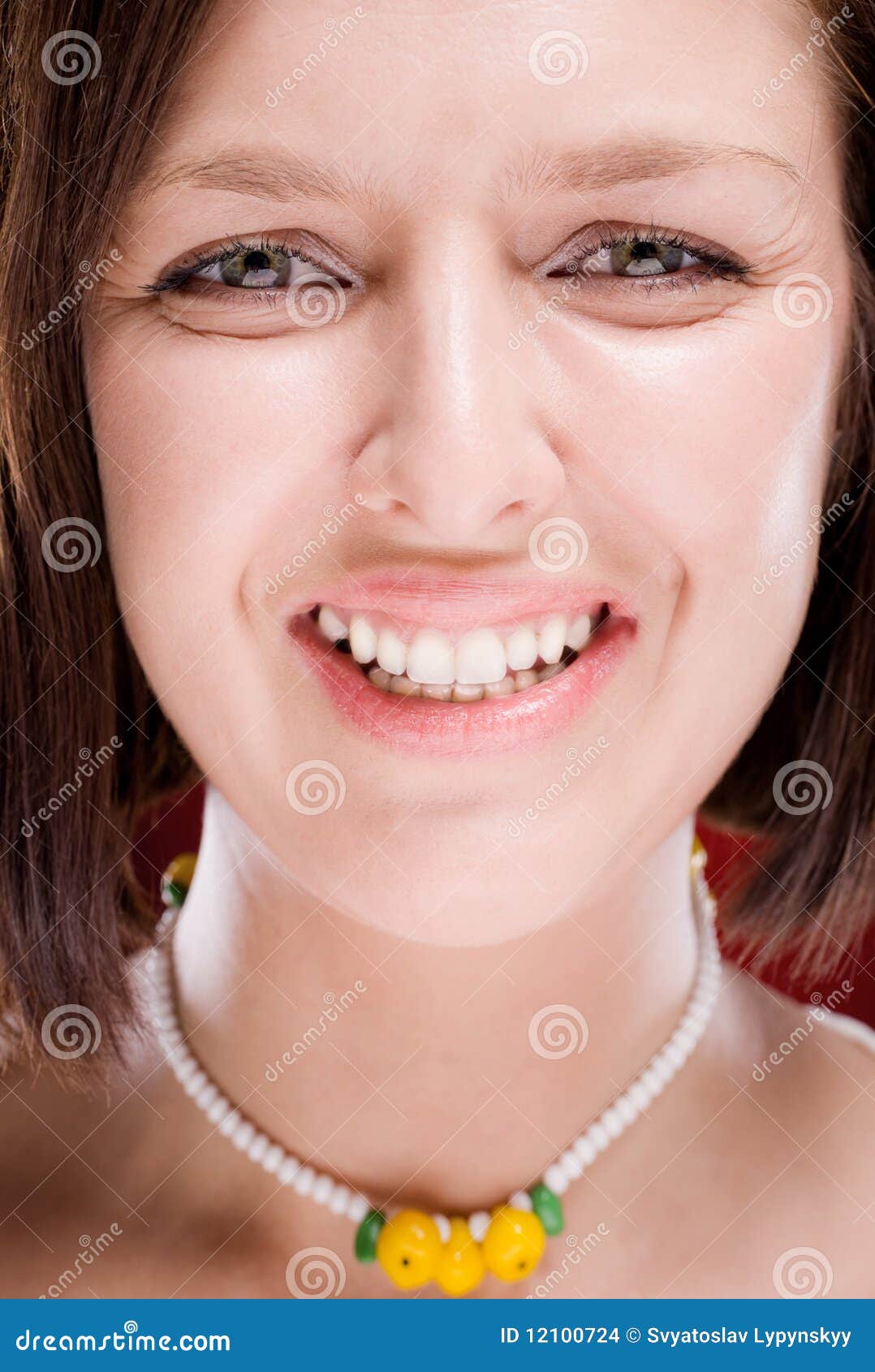 Real Beautiful Young Woman Smiling in the Camera Stock Photo - Image of ...