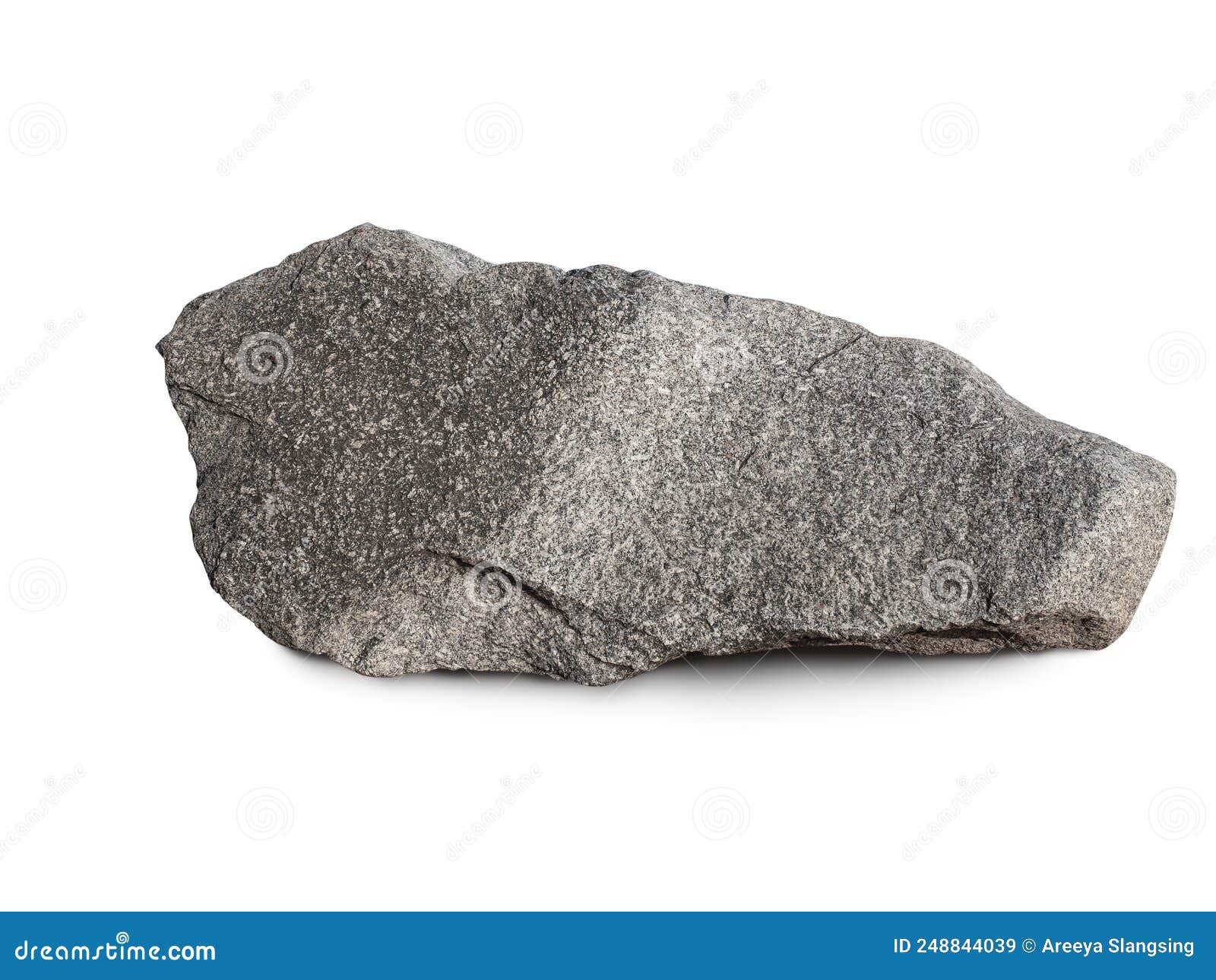 Real Big Stone Granite Isolated on White Stock Image - Image of blocks ...