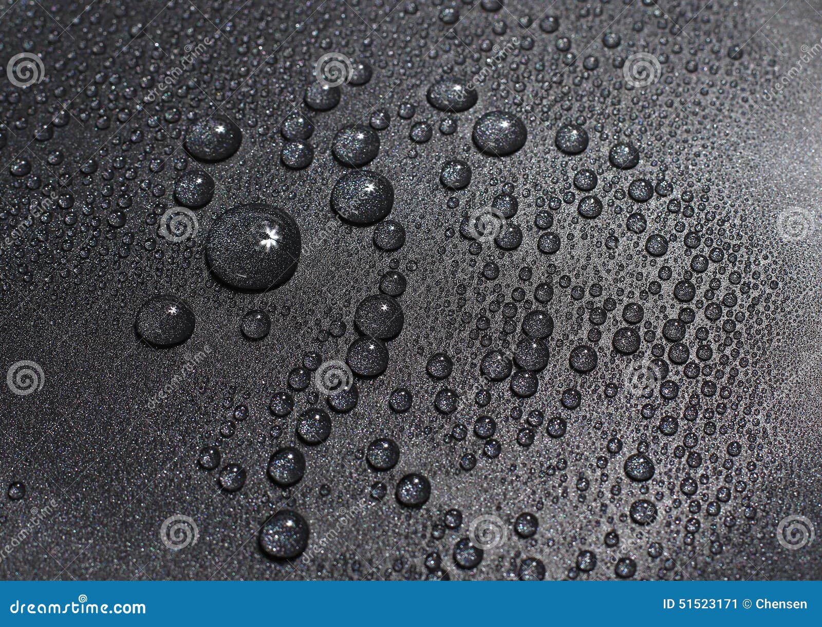 Real Black Water Drops Texture Stock Image - Image of raindrop, droplet ...