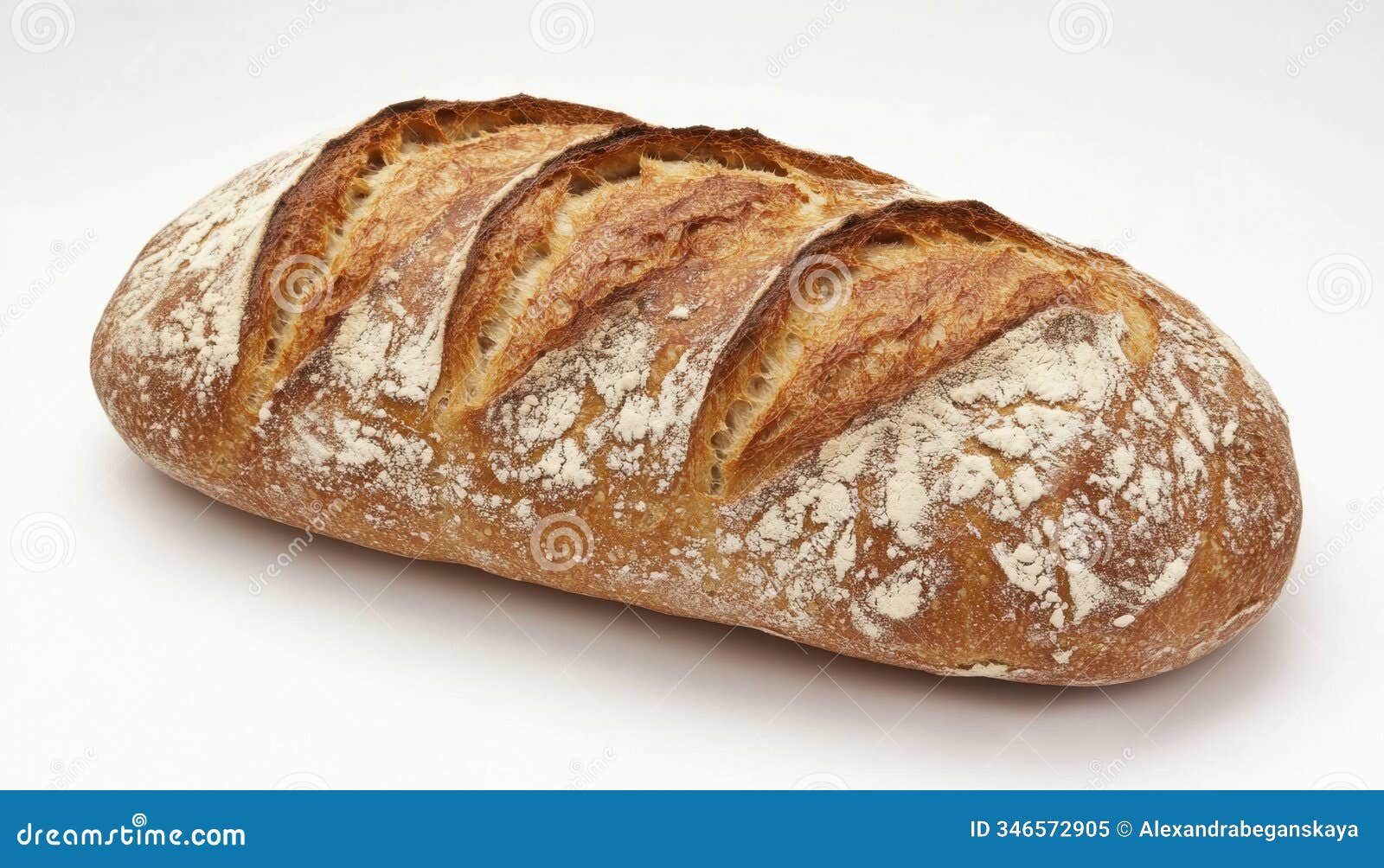 Rustic Artisan Bread Loaf With Slices Showing Crumb Texture Transparent ...