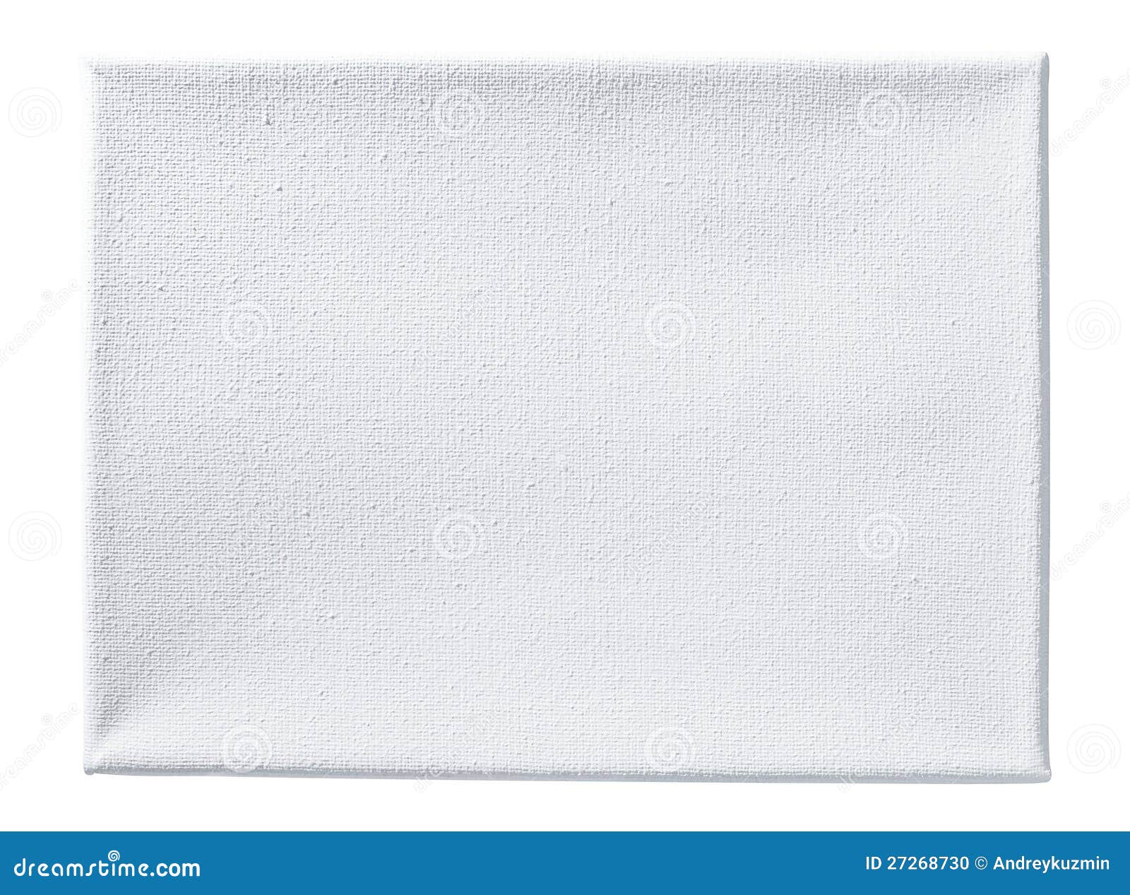 Real Canvas Coated by White Primer Isolated Stock Photo - Image of ...