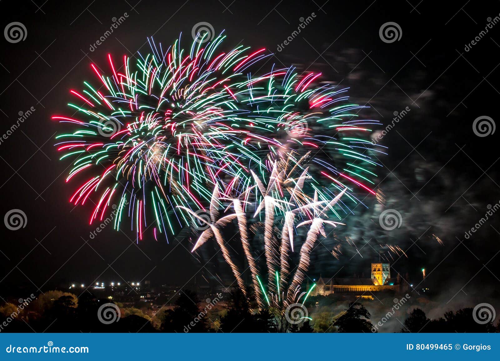 Real colourful fireworks stock image. Image of attraction - 80499465