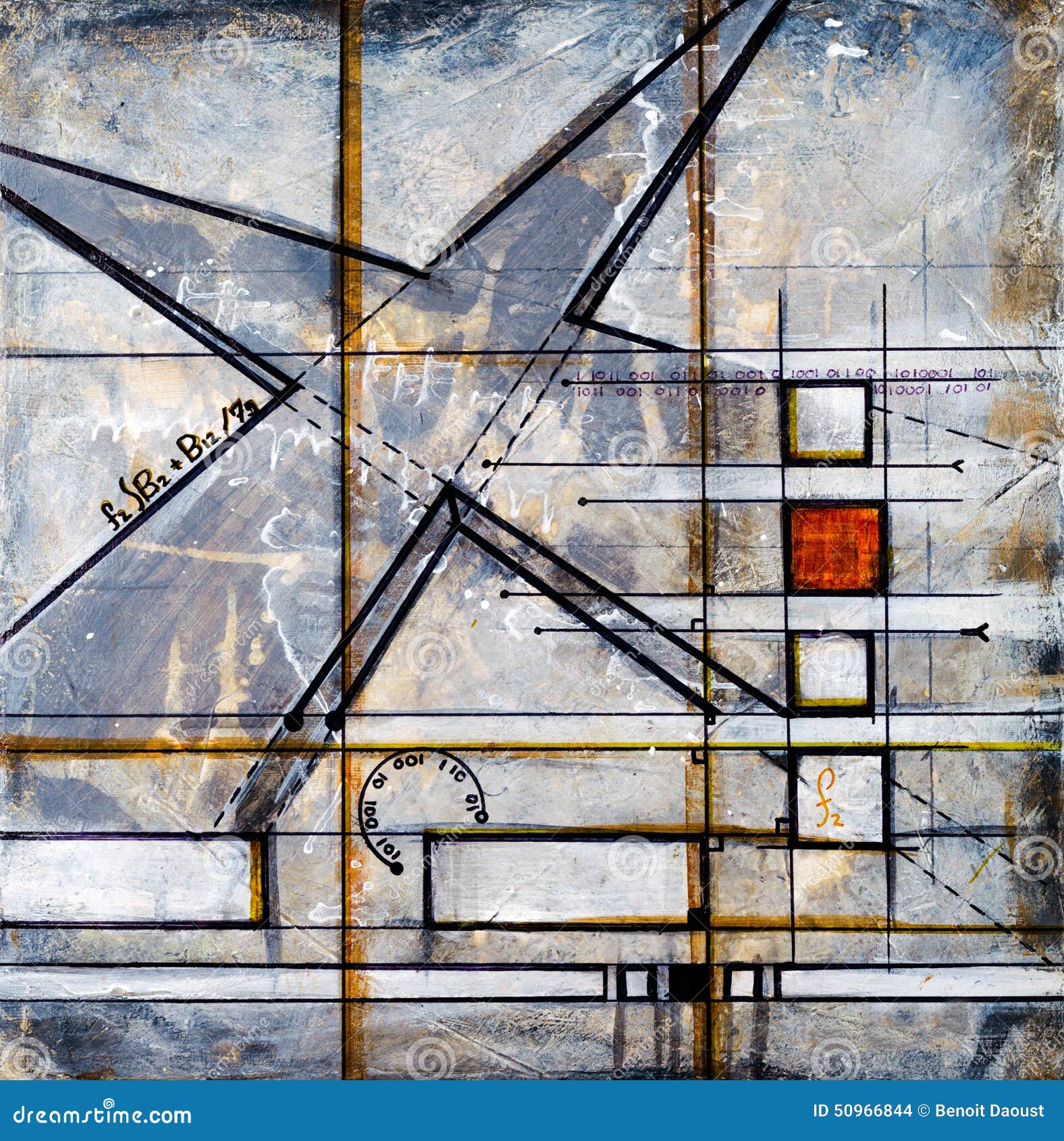 Real Contemporary Painting on Canvas Editorial Stock Image - Image of ...