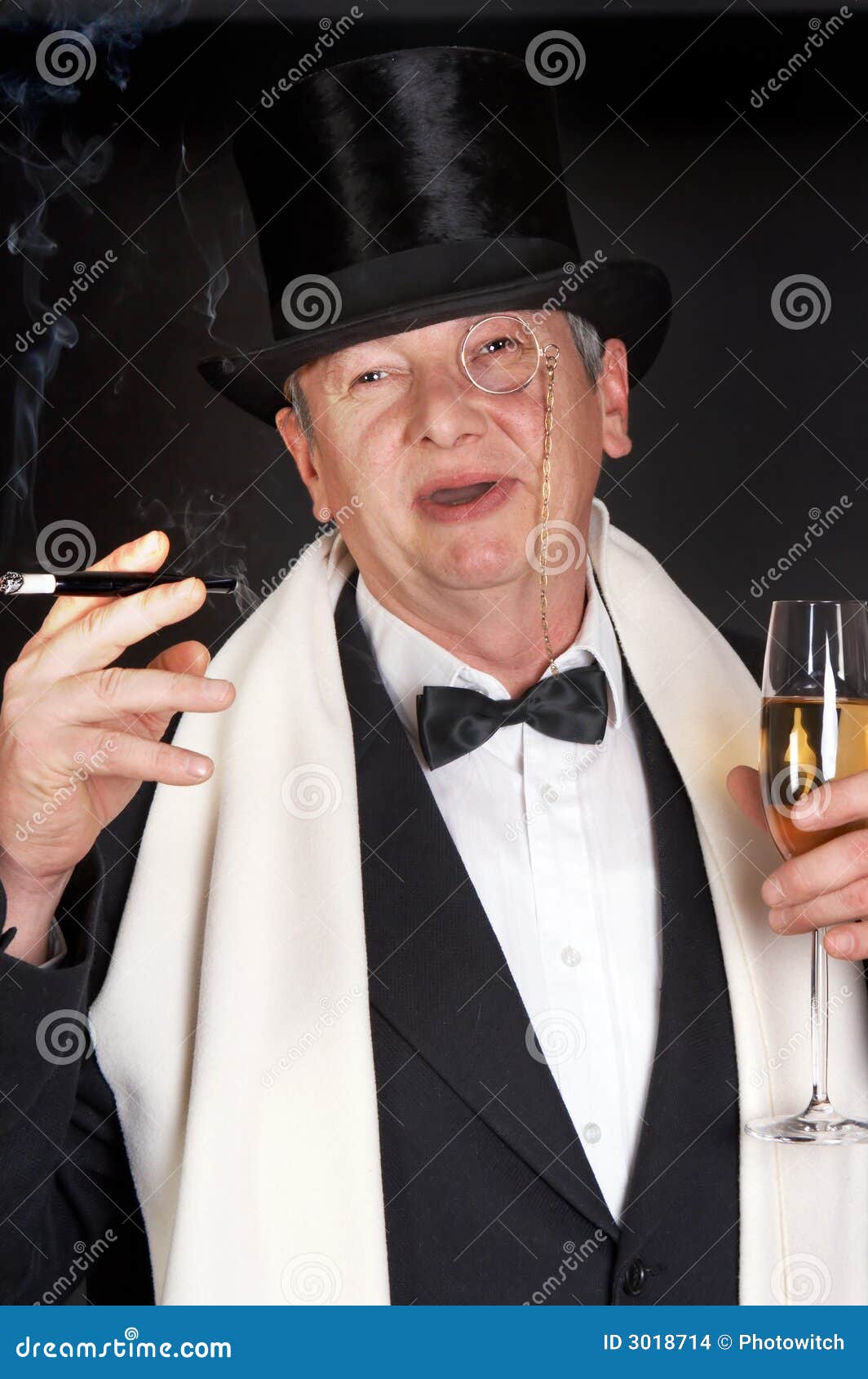 Real dandy stock photo. Image of funny, gangster, portrait - 3018714