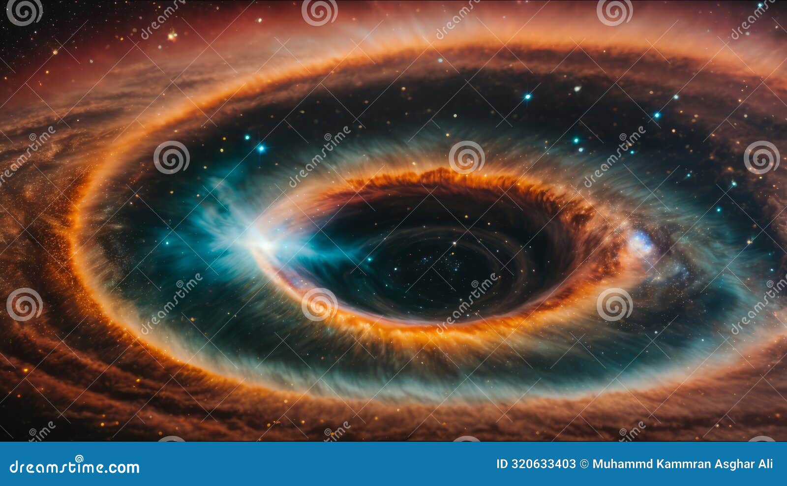 A Real Detailed Photo of the Helix Nebula, Stock Illustration ...